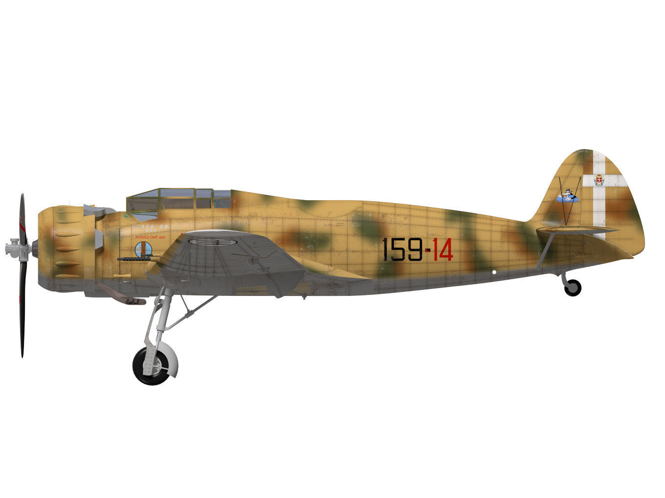 breda ba65 A80 3D model | CGTrader