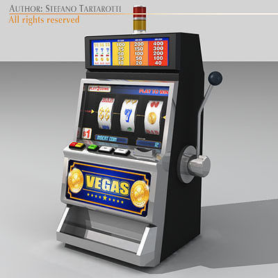 slot machine free 3D model | CGTrader