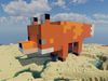 Fox Minecarft Schematic free VR / AR / low-poly 3D model | CGTrader