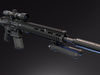 3D model HK417a1 Battle Rifle VR / AR / low-poly | CGTrader