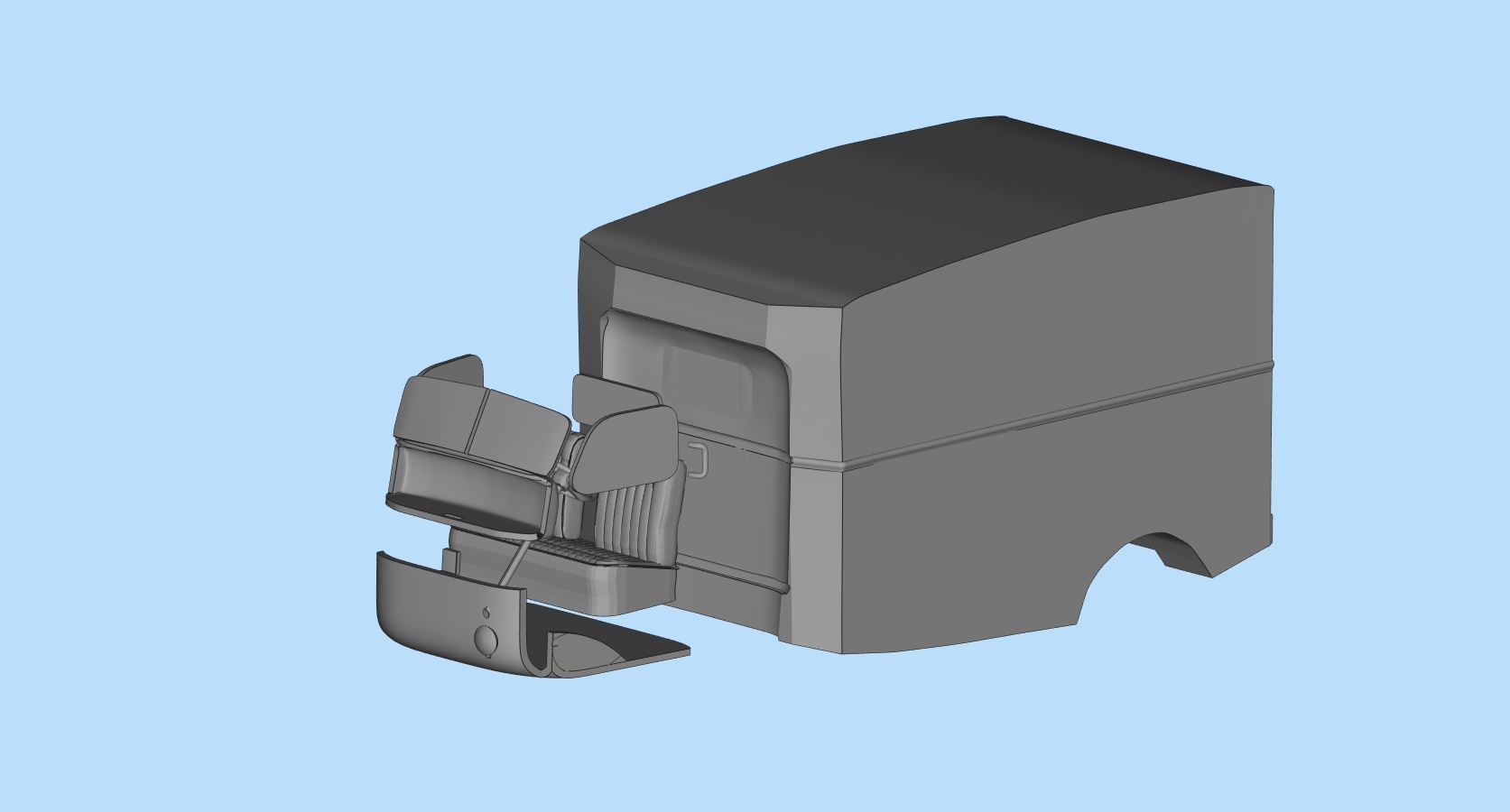 Printable Body Truck 41 46 Coe Jeepers Creepers STL file 3D model 3D ...