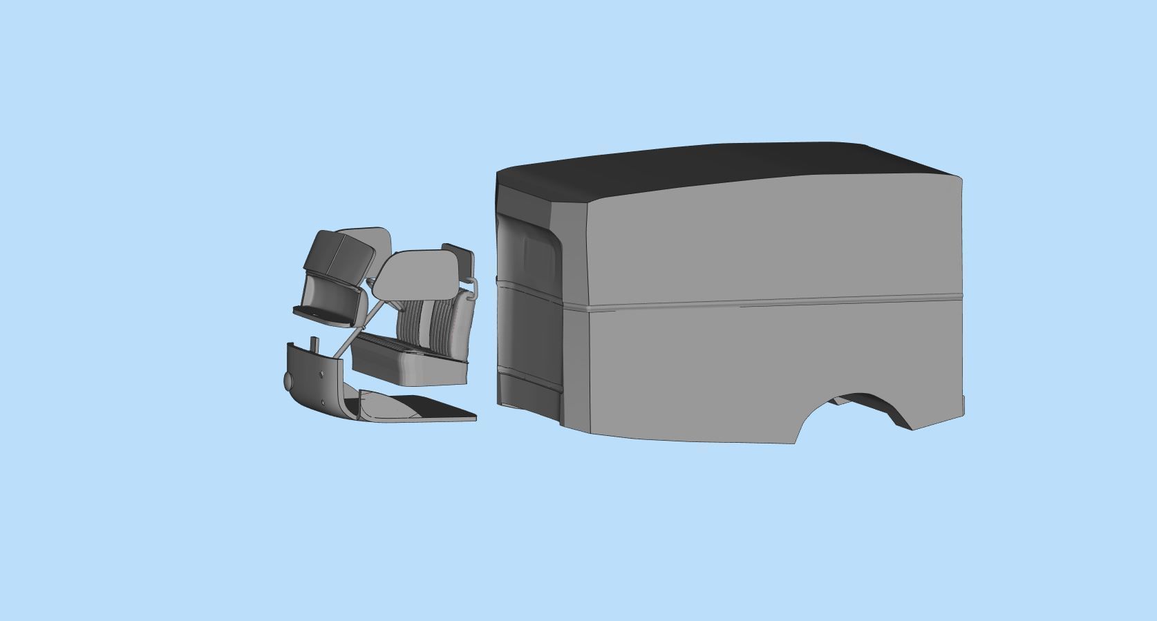 Printable Body Truck 41 46 Coe Jeepers Creepers STL file 3D model 3D ...