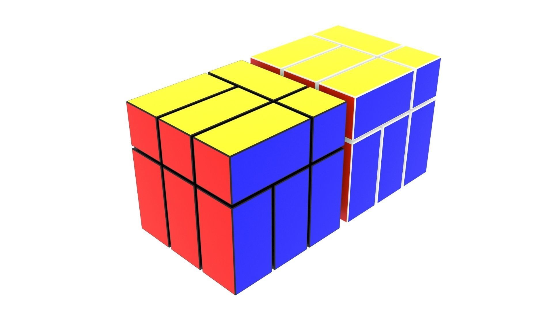 Bandage Cubes 3D model | CGTrader