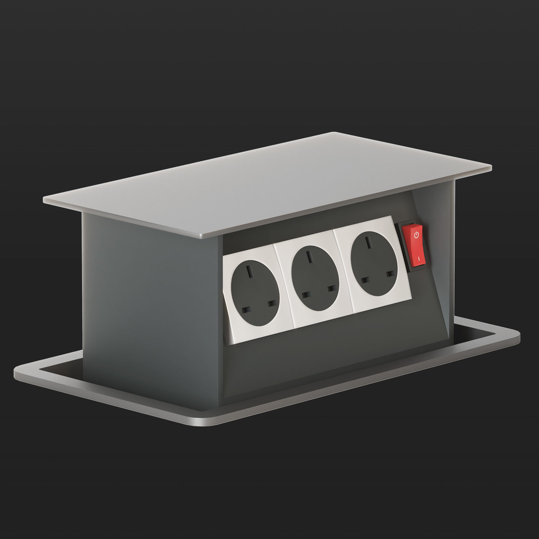 3D model Power plug vol 05 -hidden power plug- VR / AR / low-poly ...