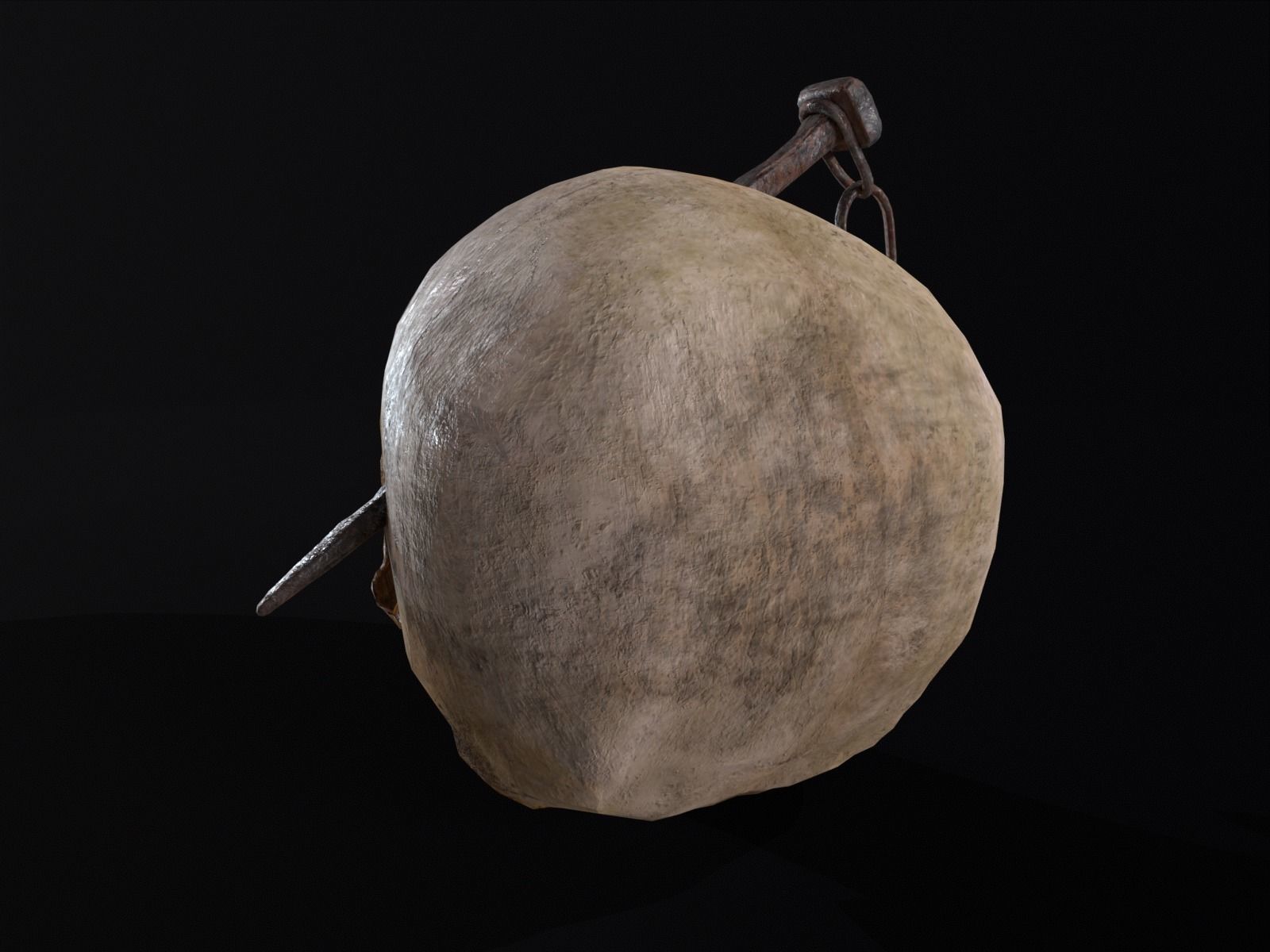 3D model Old Impaled Skull VR / AR / low-poly | CGTrader