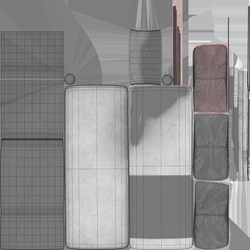 Divan 3d model 3D model | CGTrader