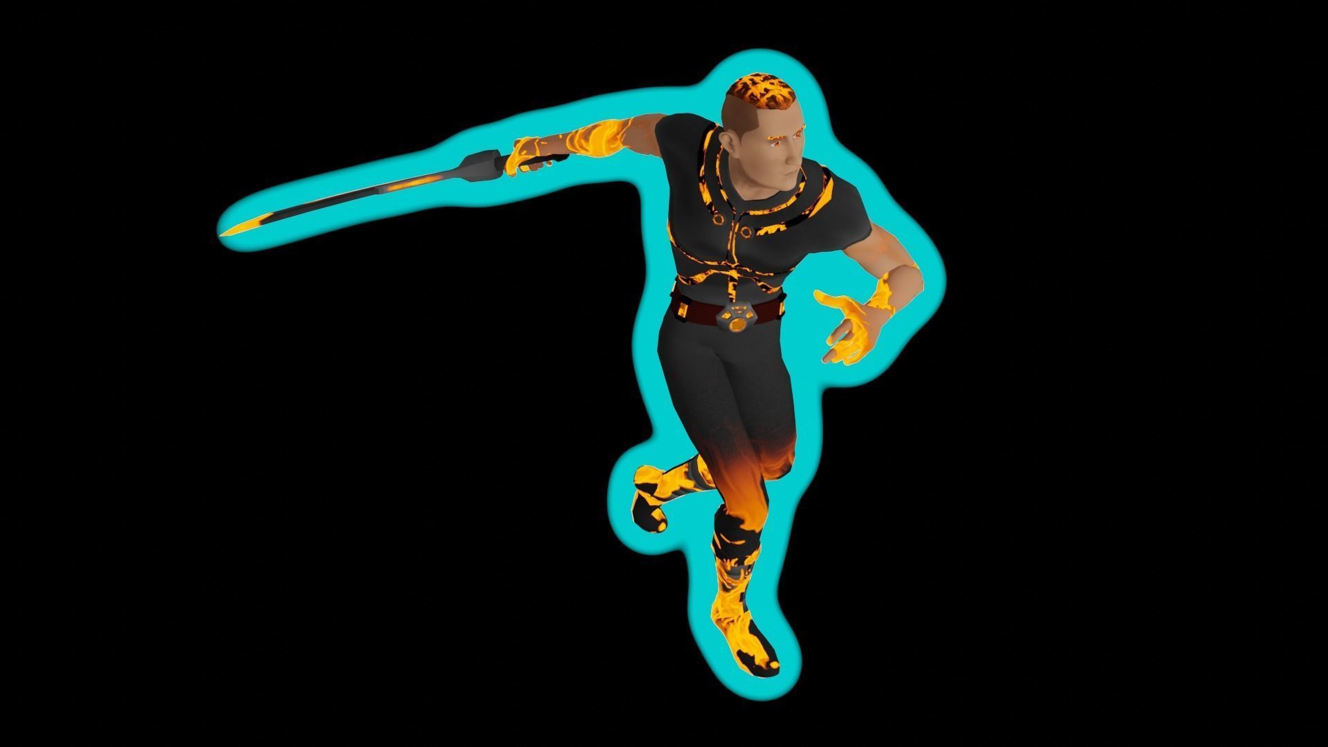 3D model Hunter - Rigged and Animated Game Character - Unity URP VR ...