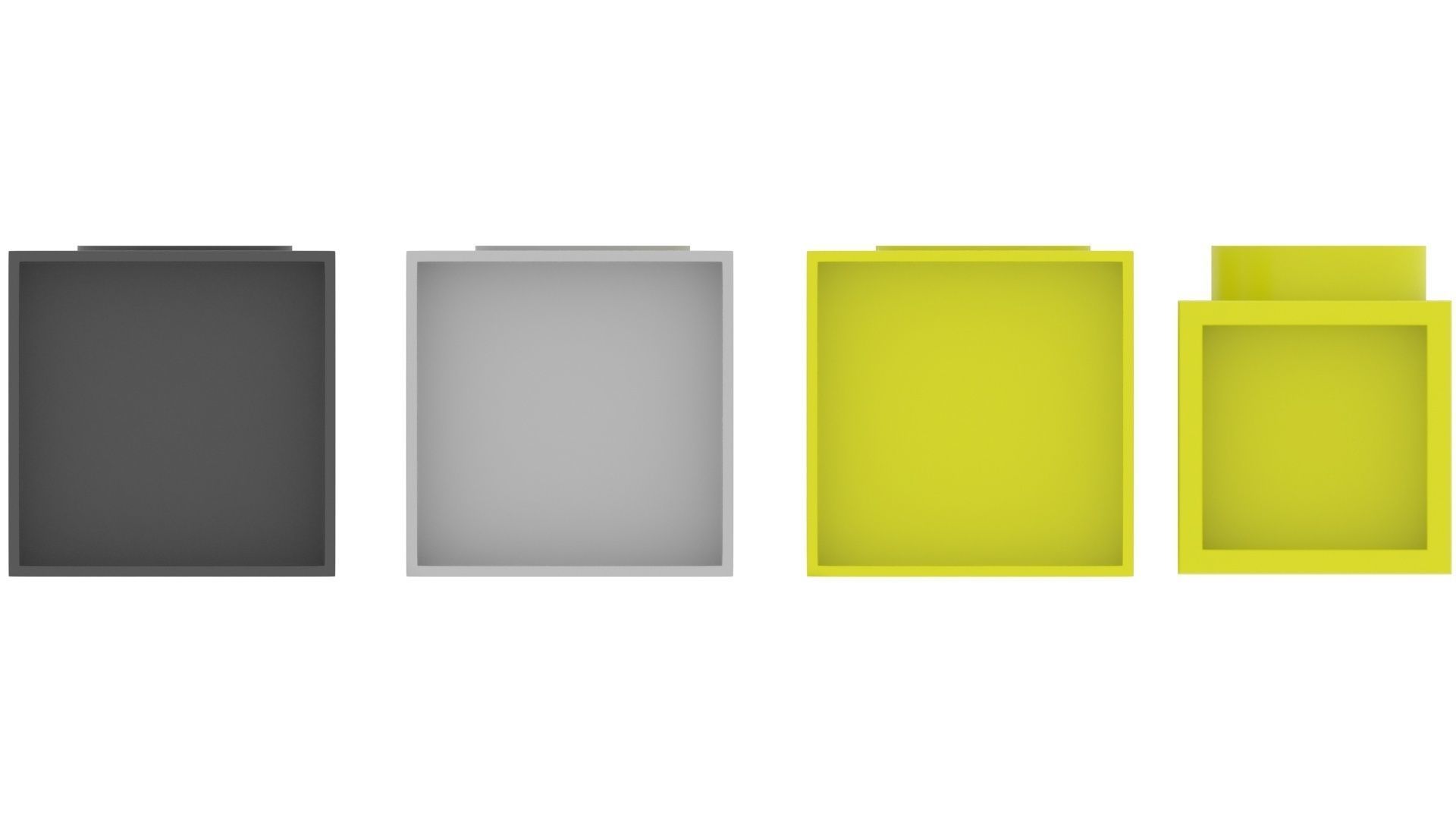 Lego Headlight Bricks 3D model | CGTrader