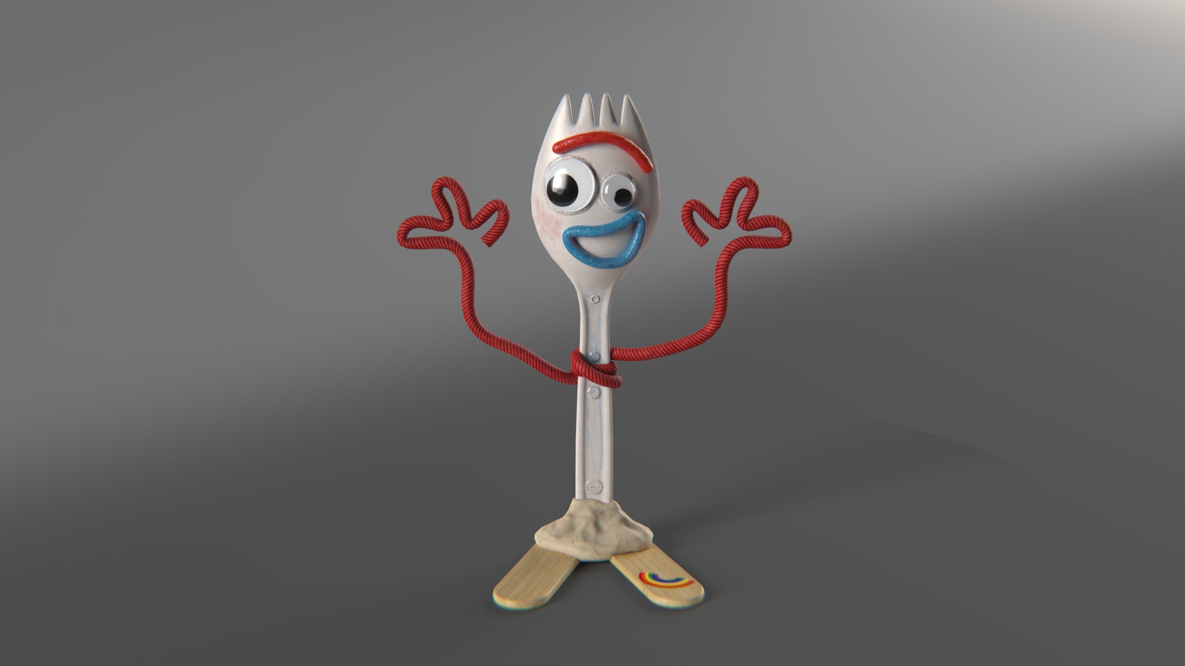 3D model Toy Forky VR / AR / low-poly | CGTrader