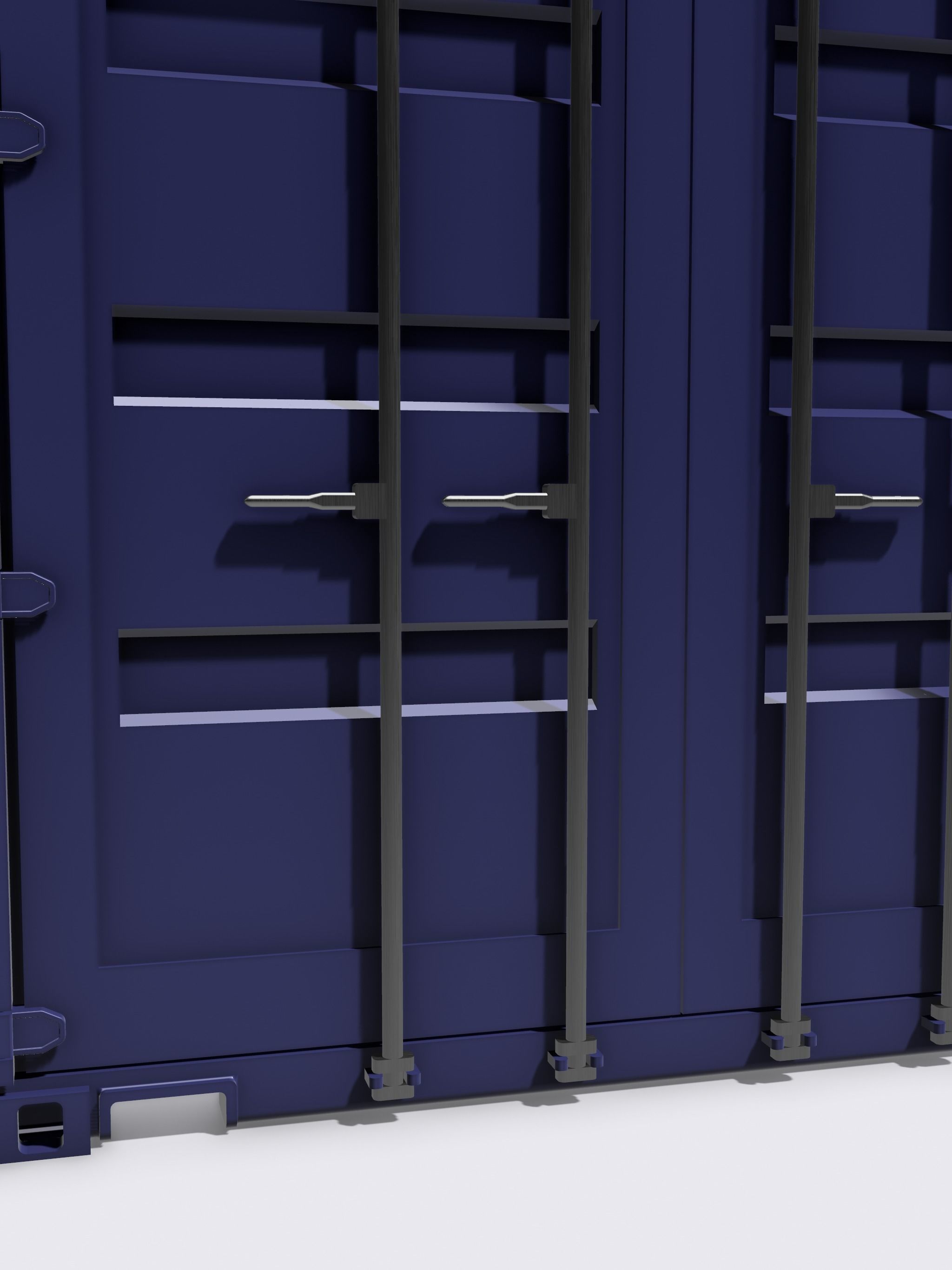 Diorama Shipping Container front x3 versions 3D model 3D printable ...