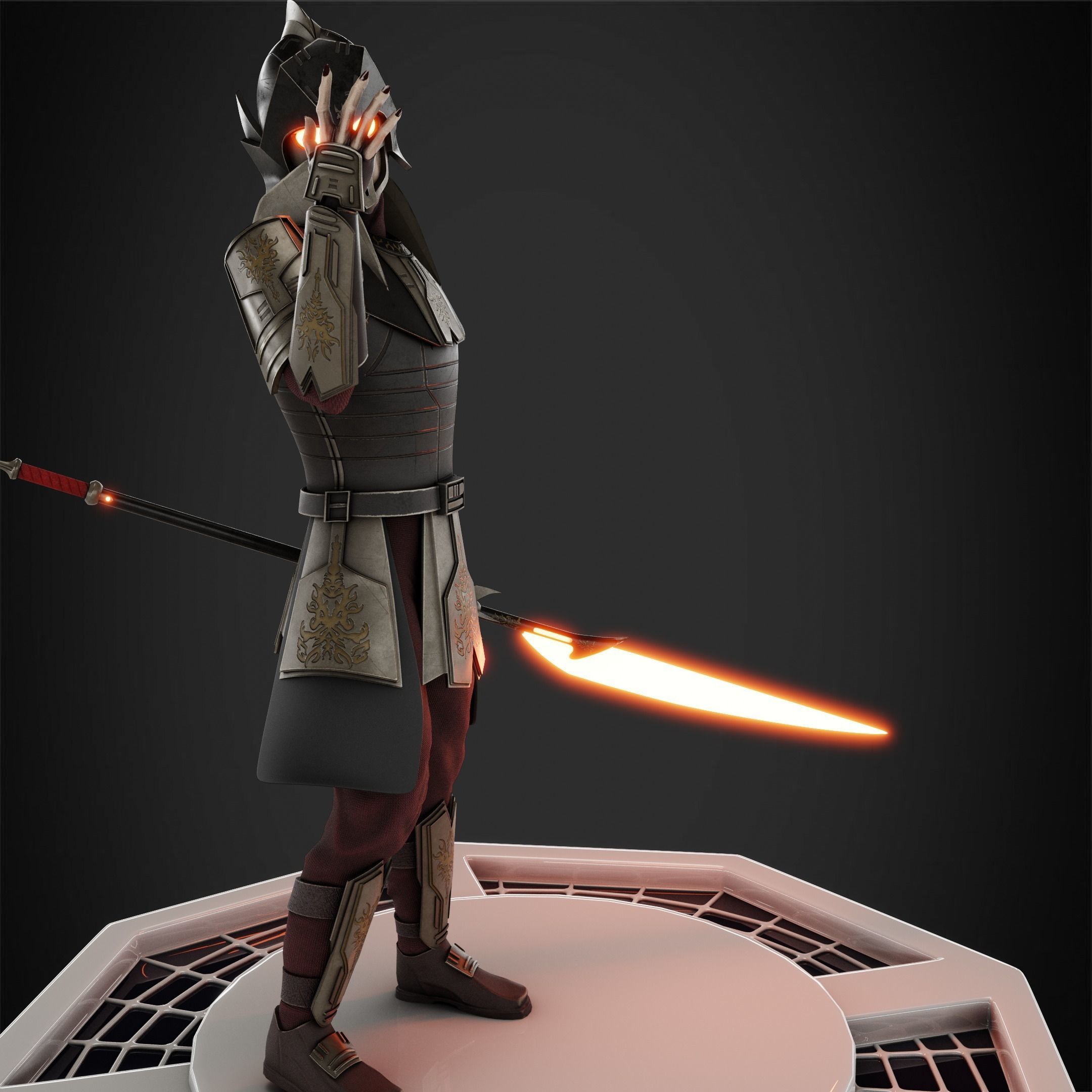Star Wars Darth Bane Miniature 3D model 3D printable | CGTrader