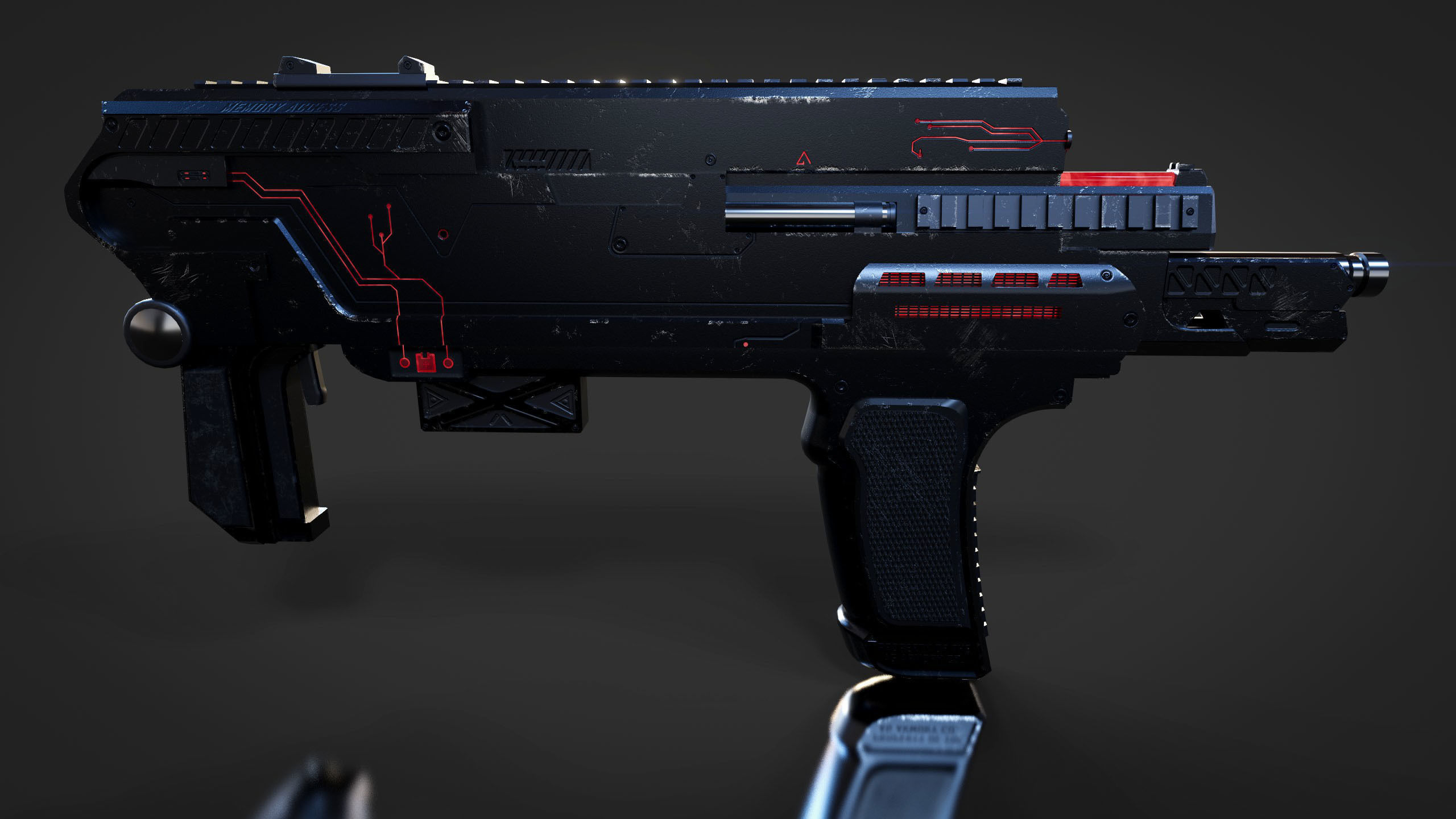 3D model Plasma Machine Gun VR / AR / low-poly | CGTrader