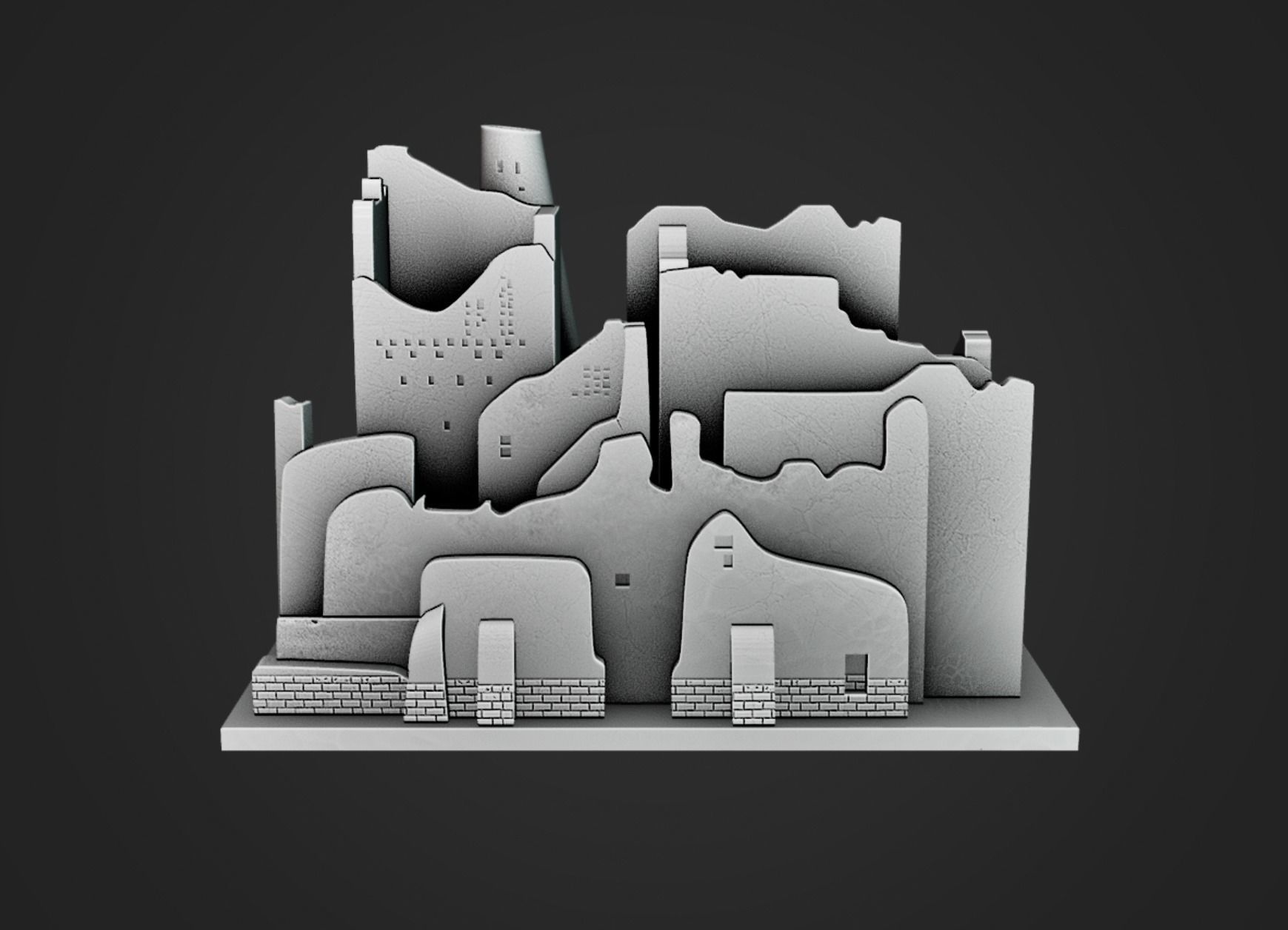 Salwa Palace diriyah - Saudi Arabia 3D model 3D printable | CGTrader