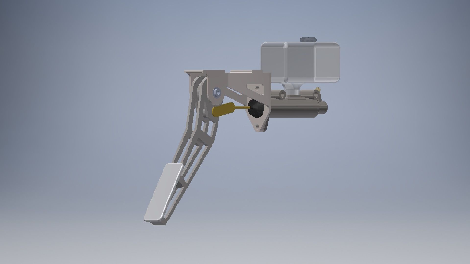 brake pedal assembly 3D model 3D model | CGTrader