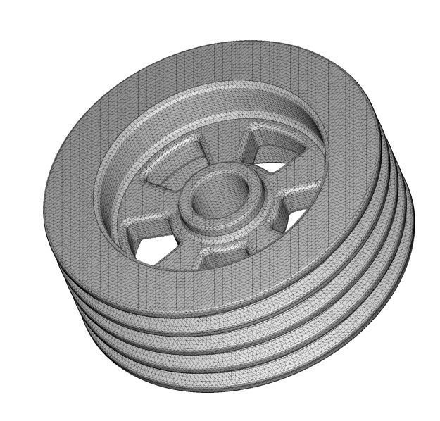 Plastic Pulley 3D model | CGTrader