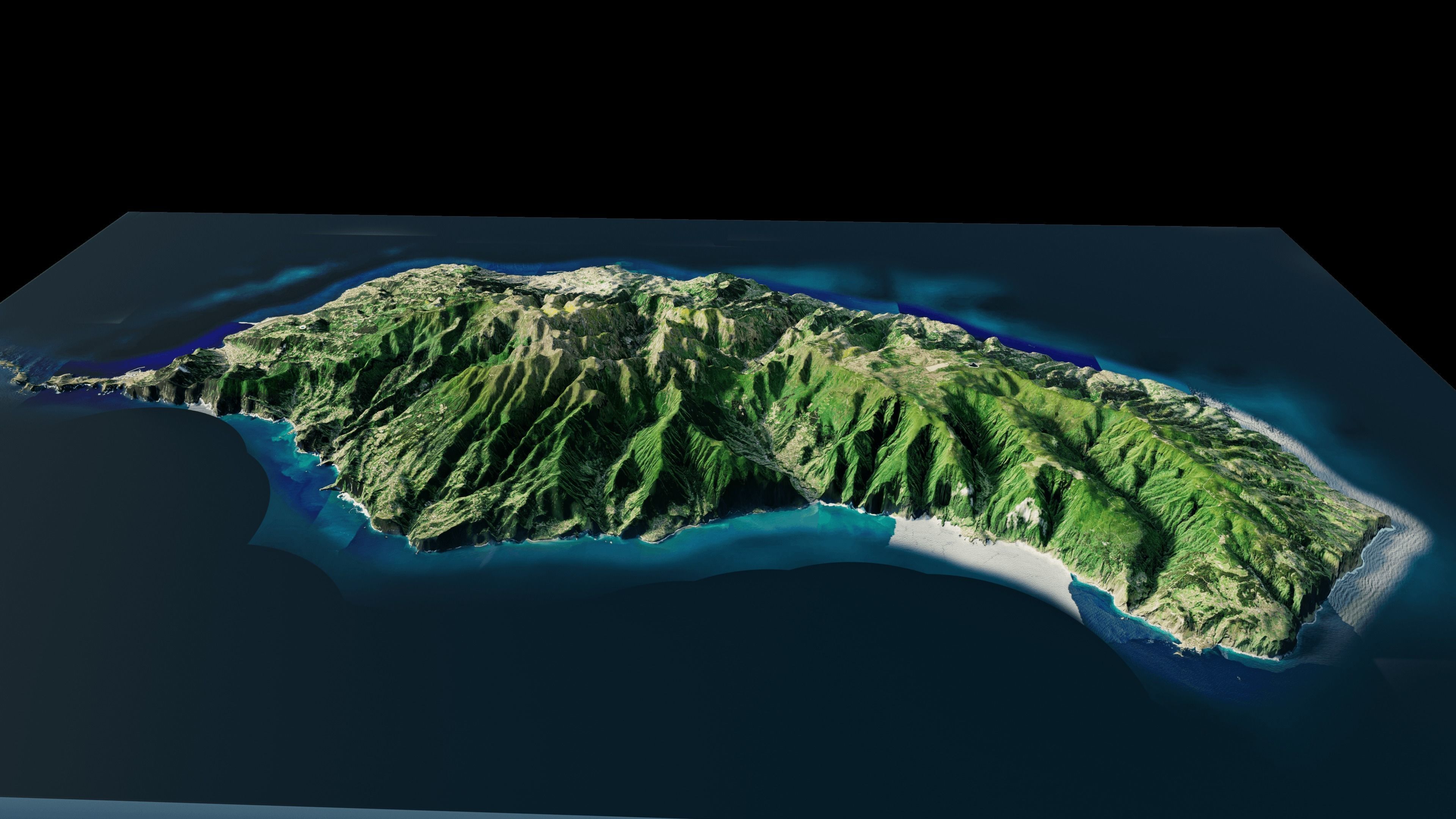Madeira Island full 3d model terrain 3D model | CGTrader
