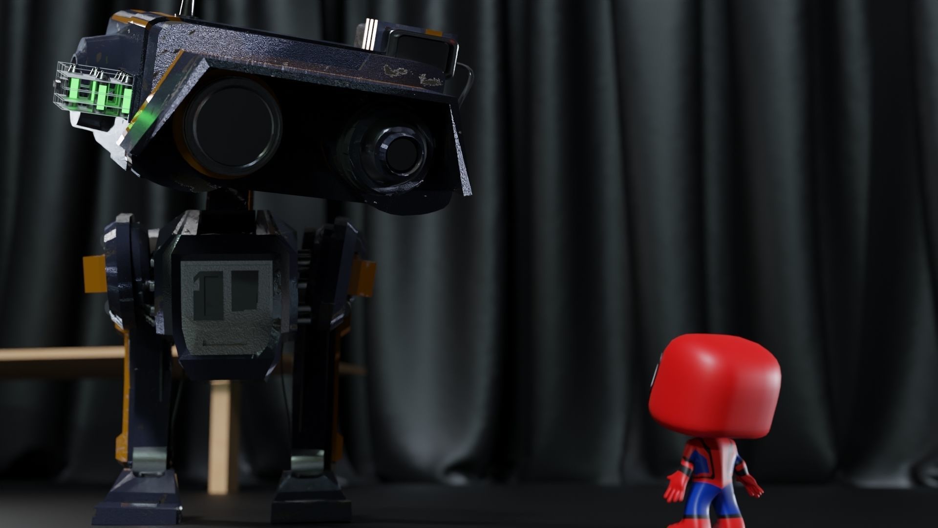 BD3 Starwars model 3D model rigged | CGTrader