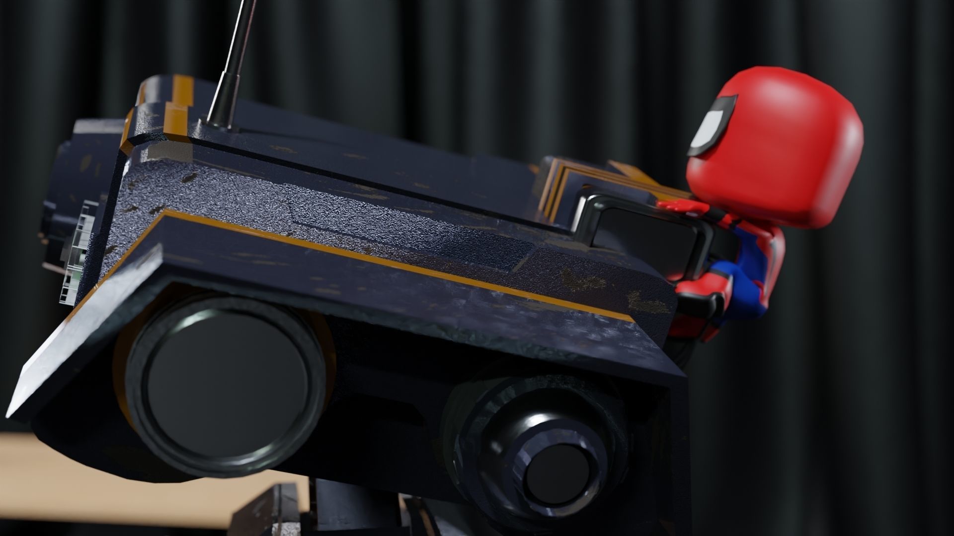 BD3 Starwars model 3D model rigged | CGTrader