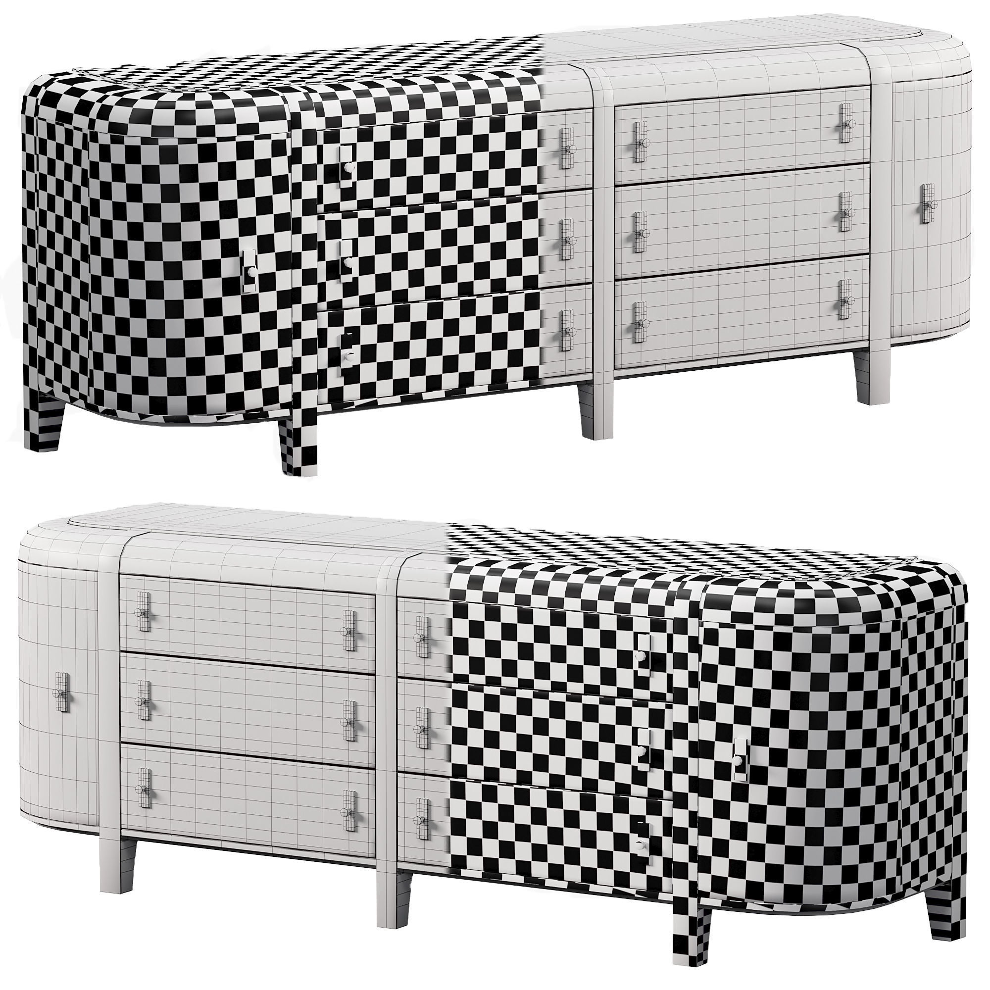 KAHN SIDEBOARD Table By Maisonvalentina 3D model | CGTrader