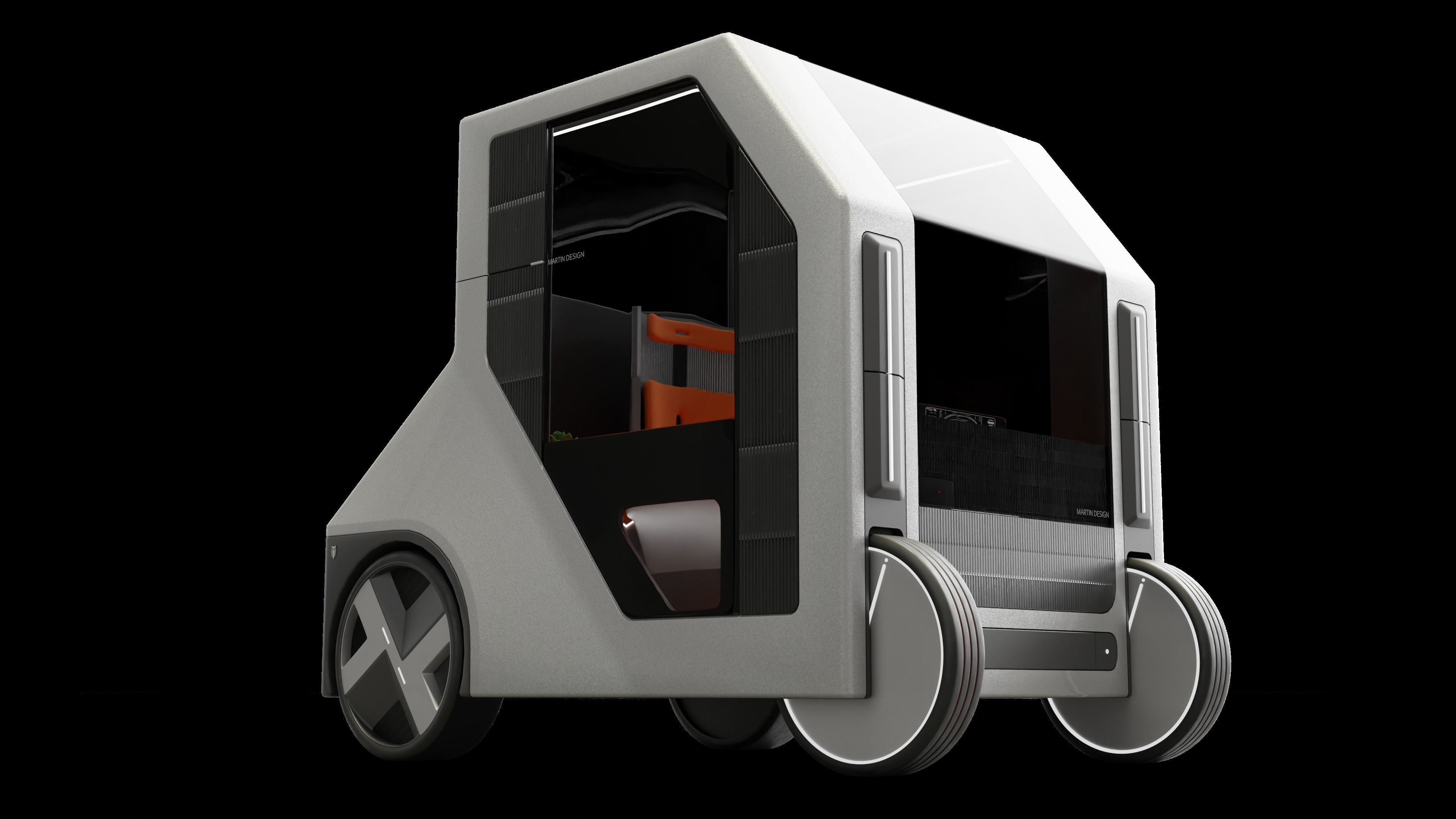 City Car 2030 3D model animated | CGTrader