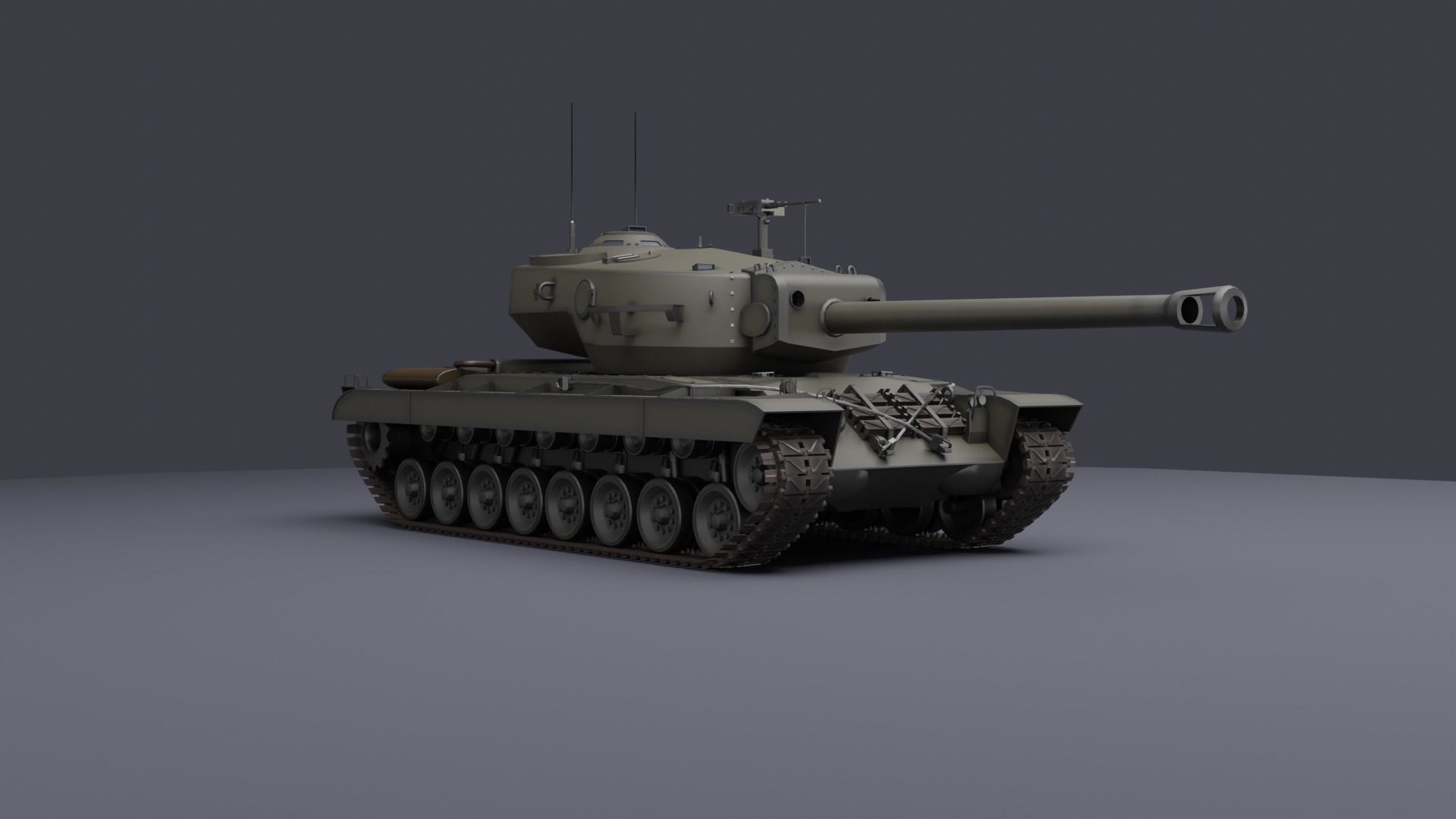 T30 American Heavy tank 3D model | CGTrader