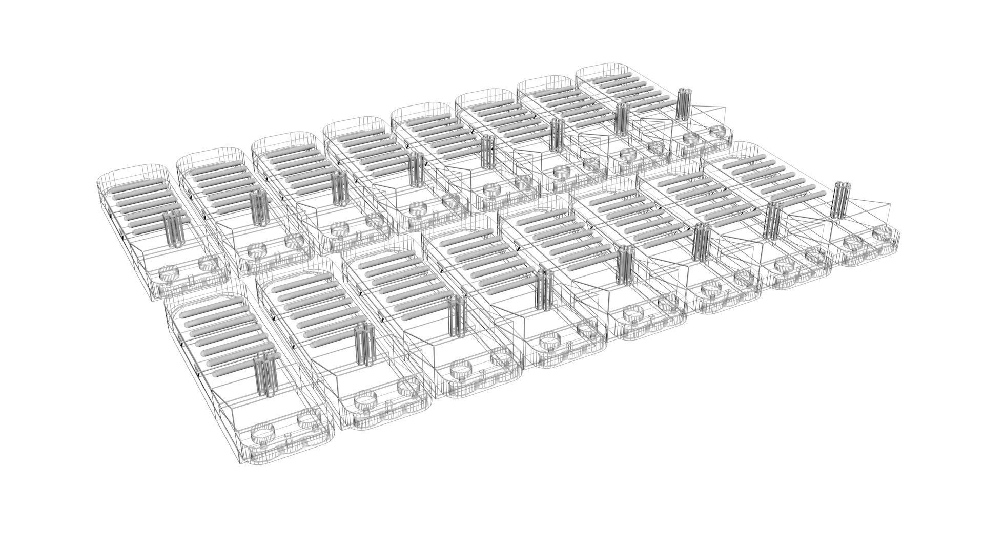 Colored Lego Brick Seperators Set 3D model | CGTrader