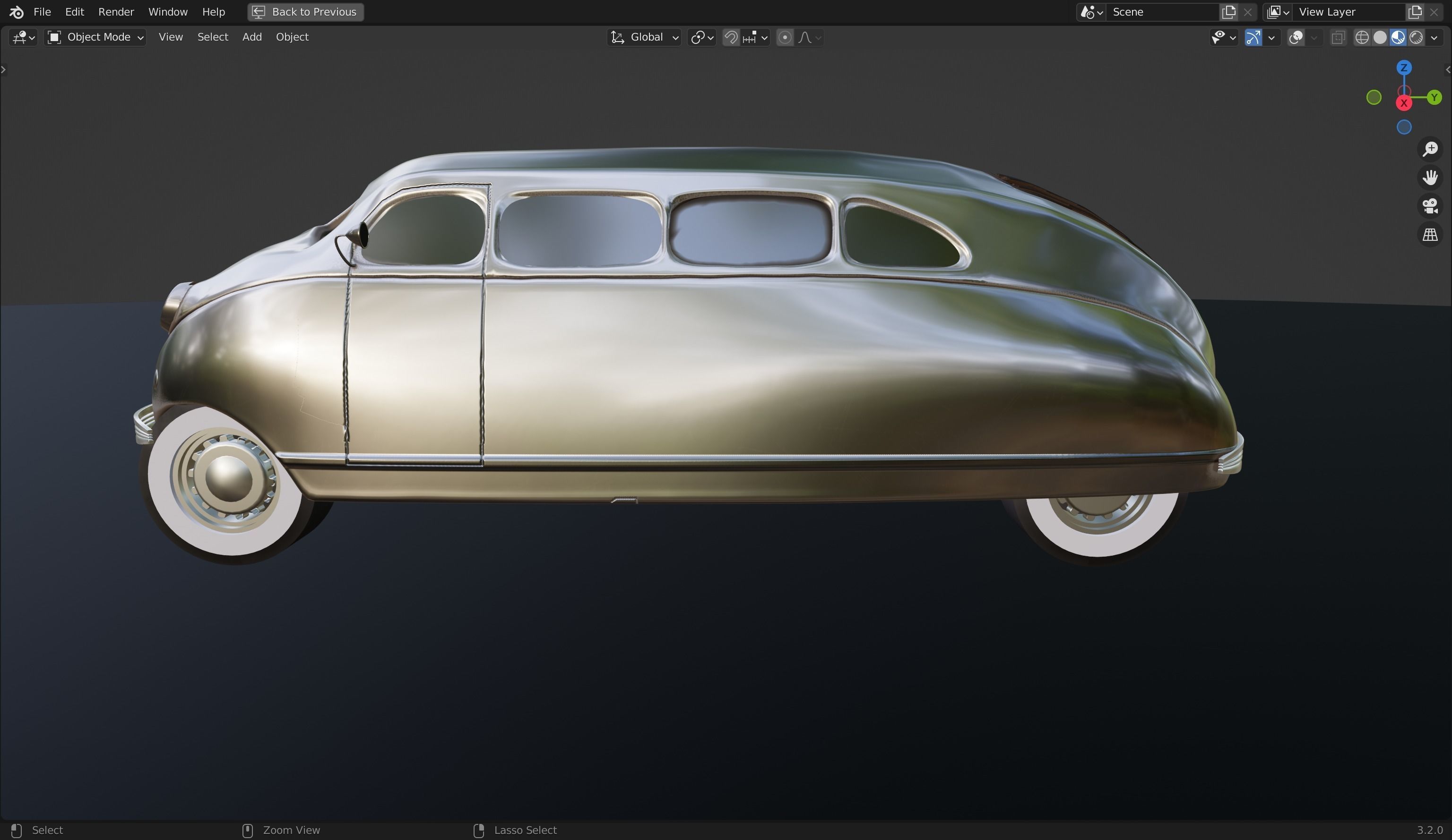 1936 Stout Scarab 3D Model 3D model | CGTrader