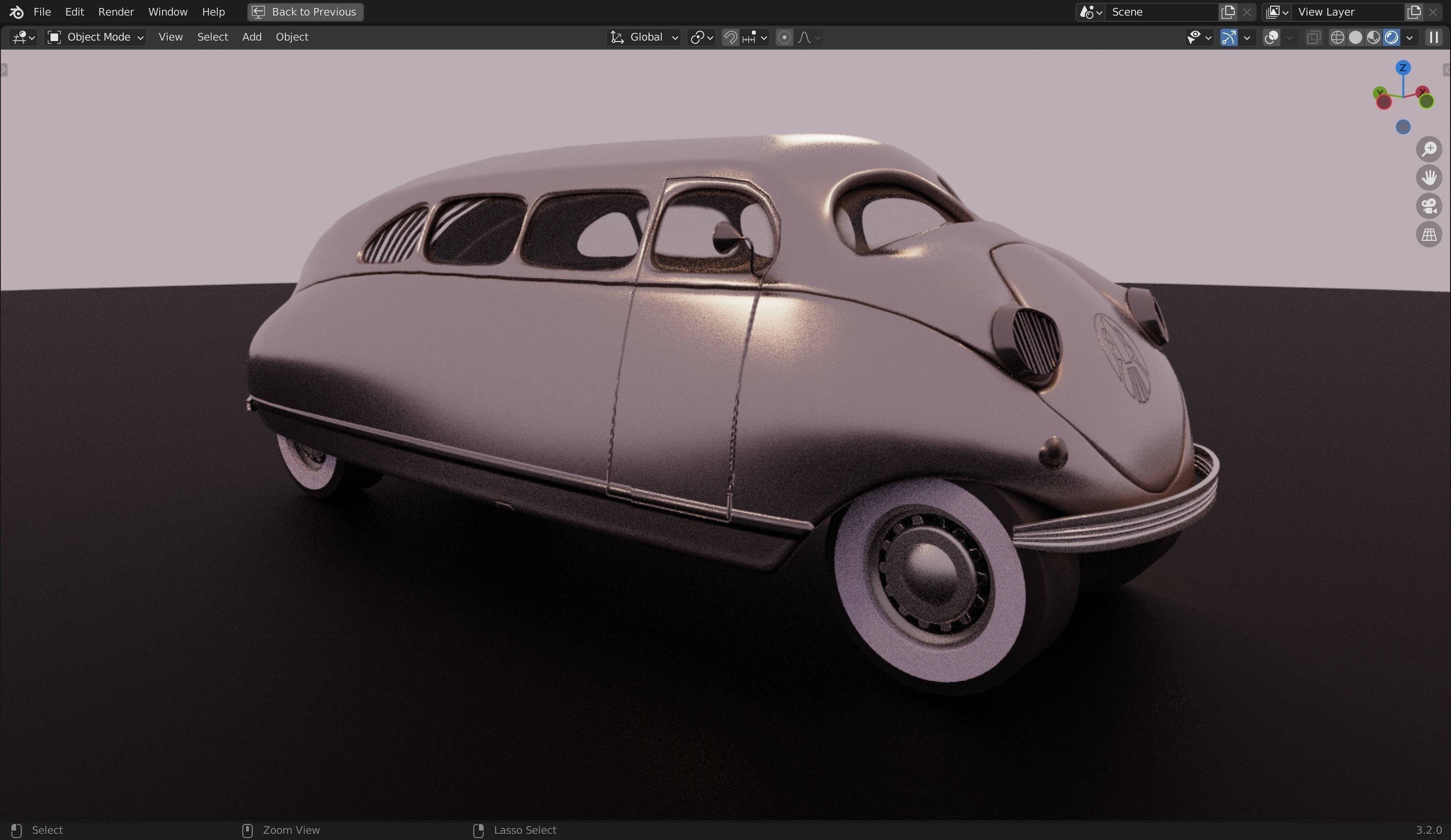 1936 Stout Scarab 3D Model 3D model | CGTrader