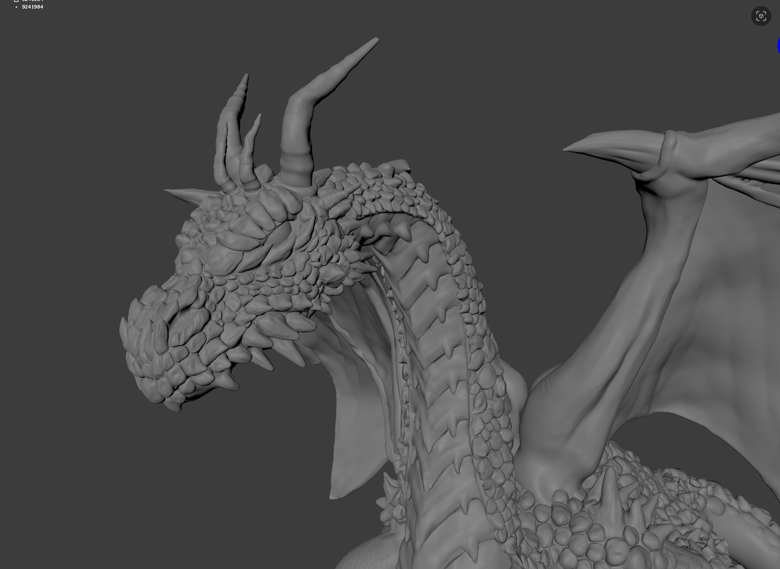 Dark Dragon 3D model 3D printable | CGTrader