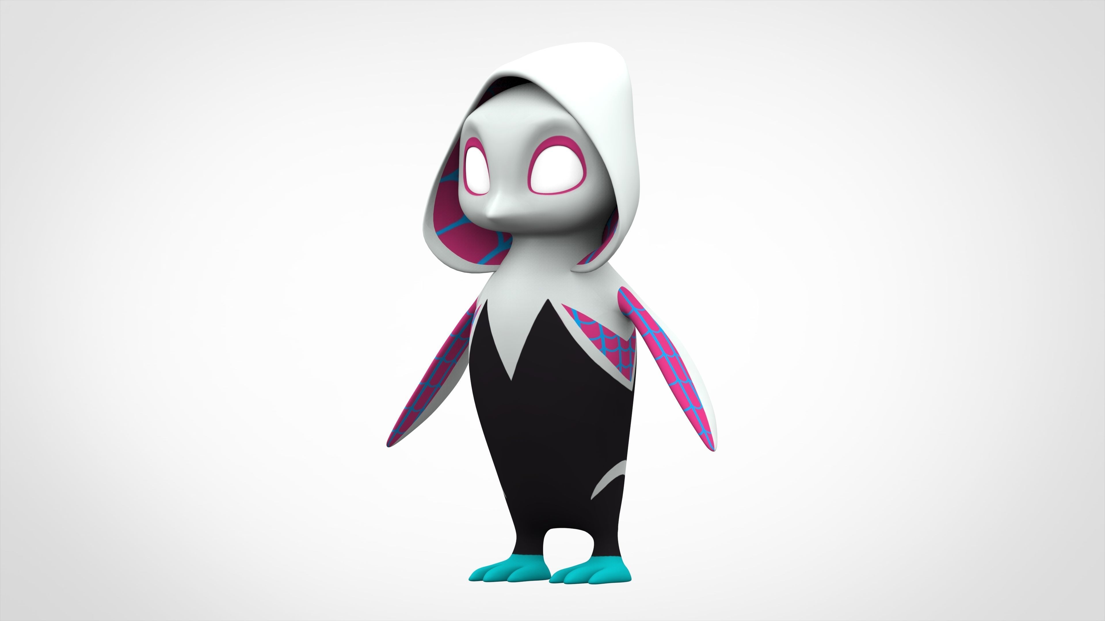 3D model Spider-Guin VR / AR / low-poly | CGTrader