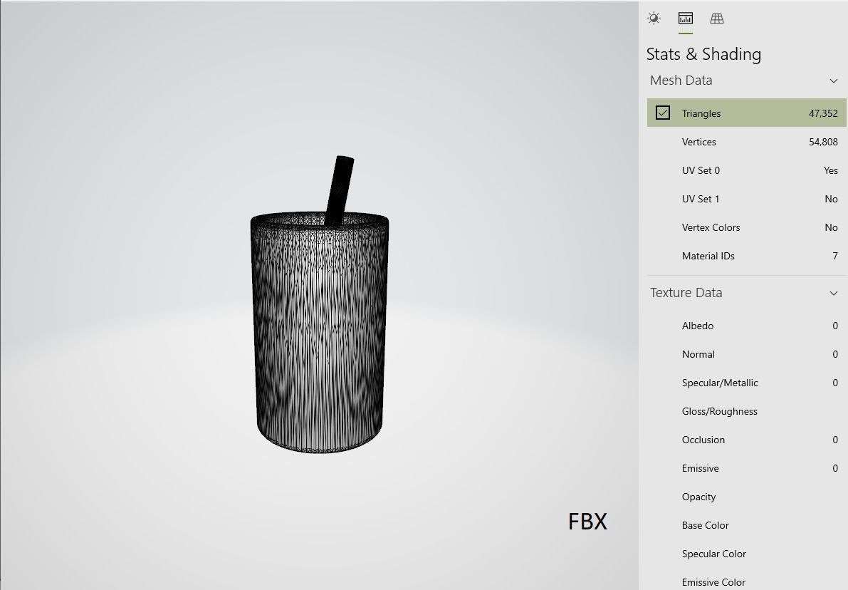 Ice Coffee Cup Model 3D model | CGTrader