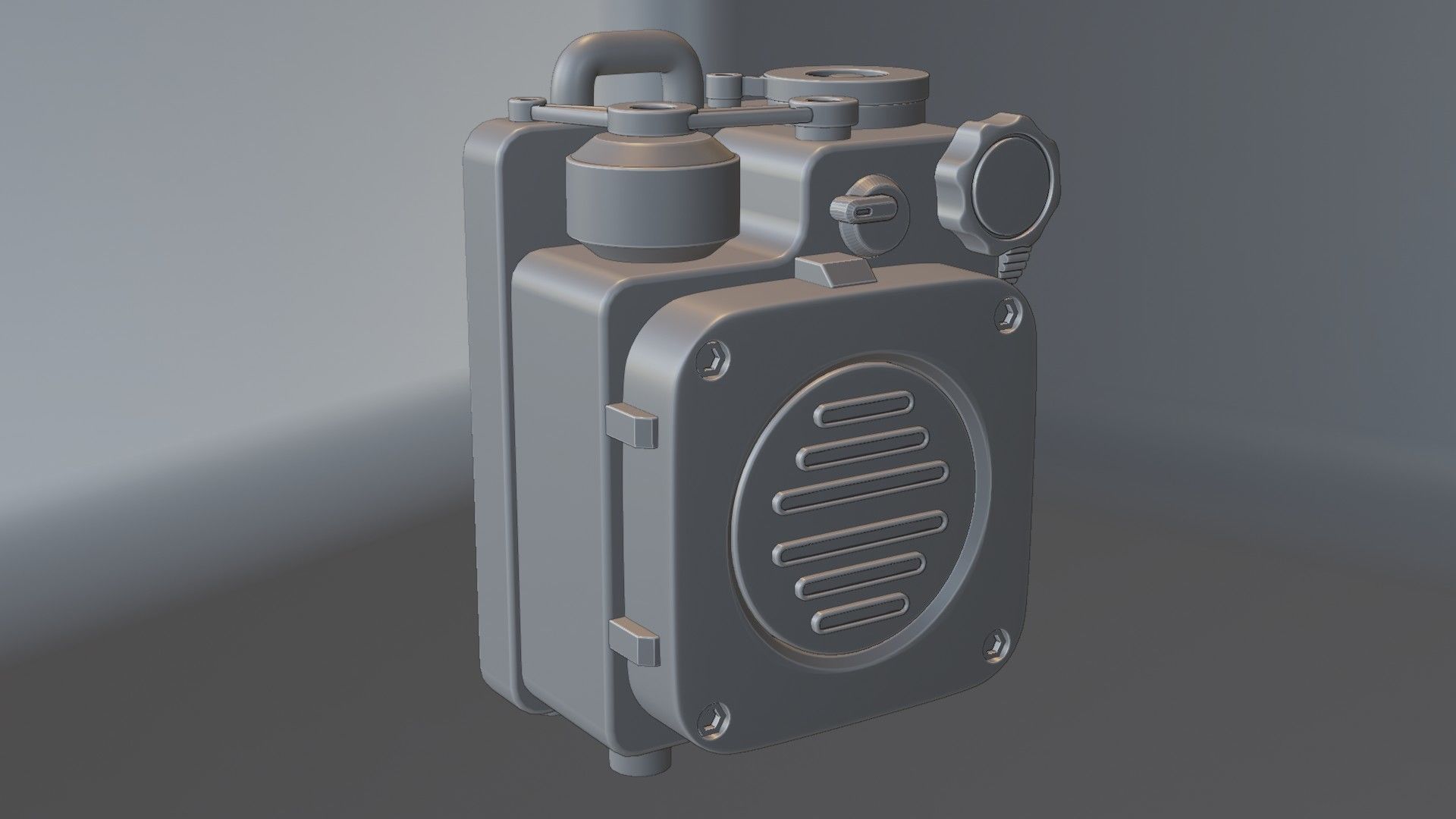 Sci-Fi speaker muzen wild 3D model | CGTrader