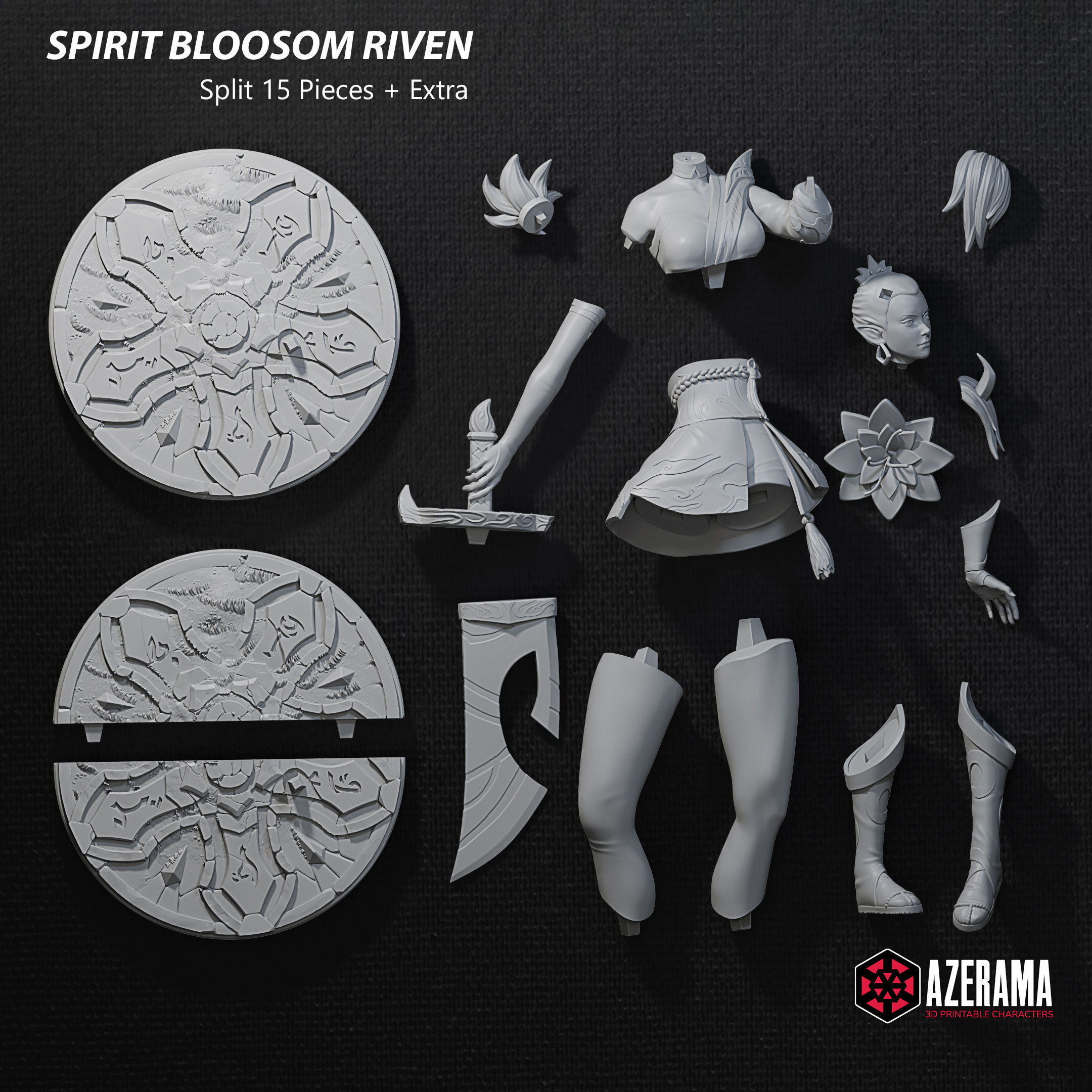 Spirit Blossom Riven for 3D Printing 3D model 3D printable | CGTrader