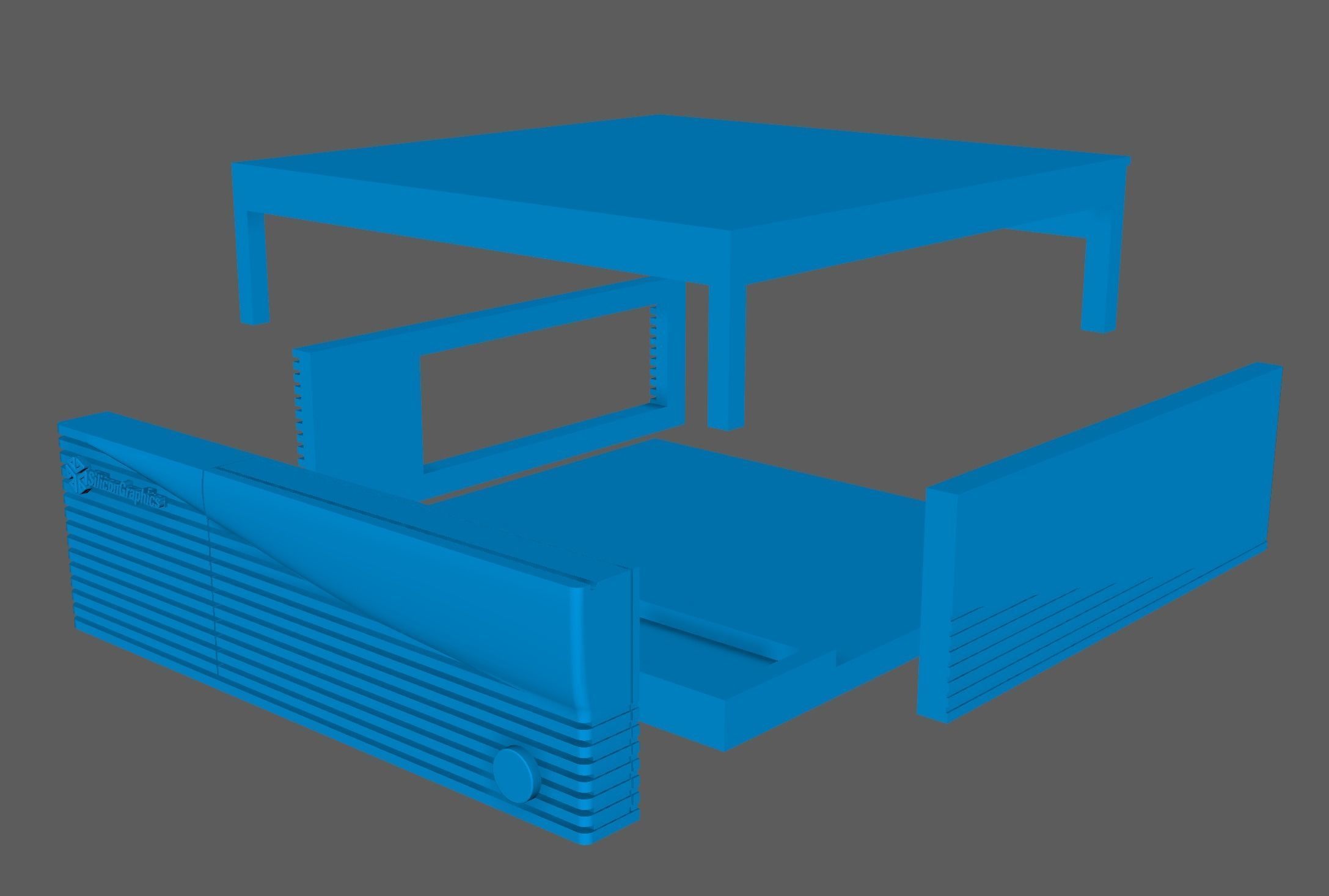 Silicon Graphics Indigo2 Raspberry Pi Case for 3D printing 3D model 3D ...