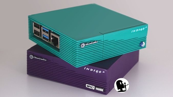 Silicon Graphics Indigo2 Raspberry Pi Case for 3D printing 3D model 3D ...