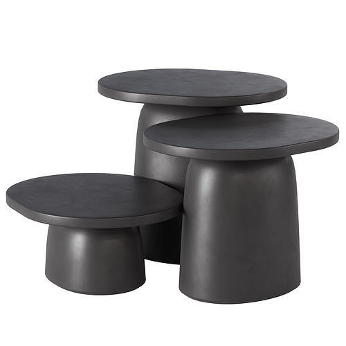 FIFIH SIDE TABLES SET 3D model | CGTrader