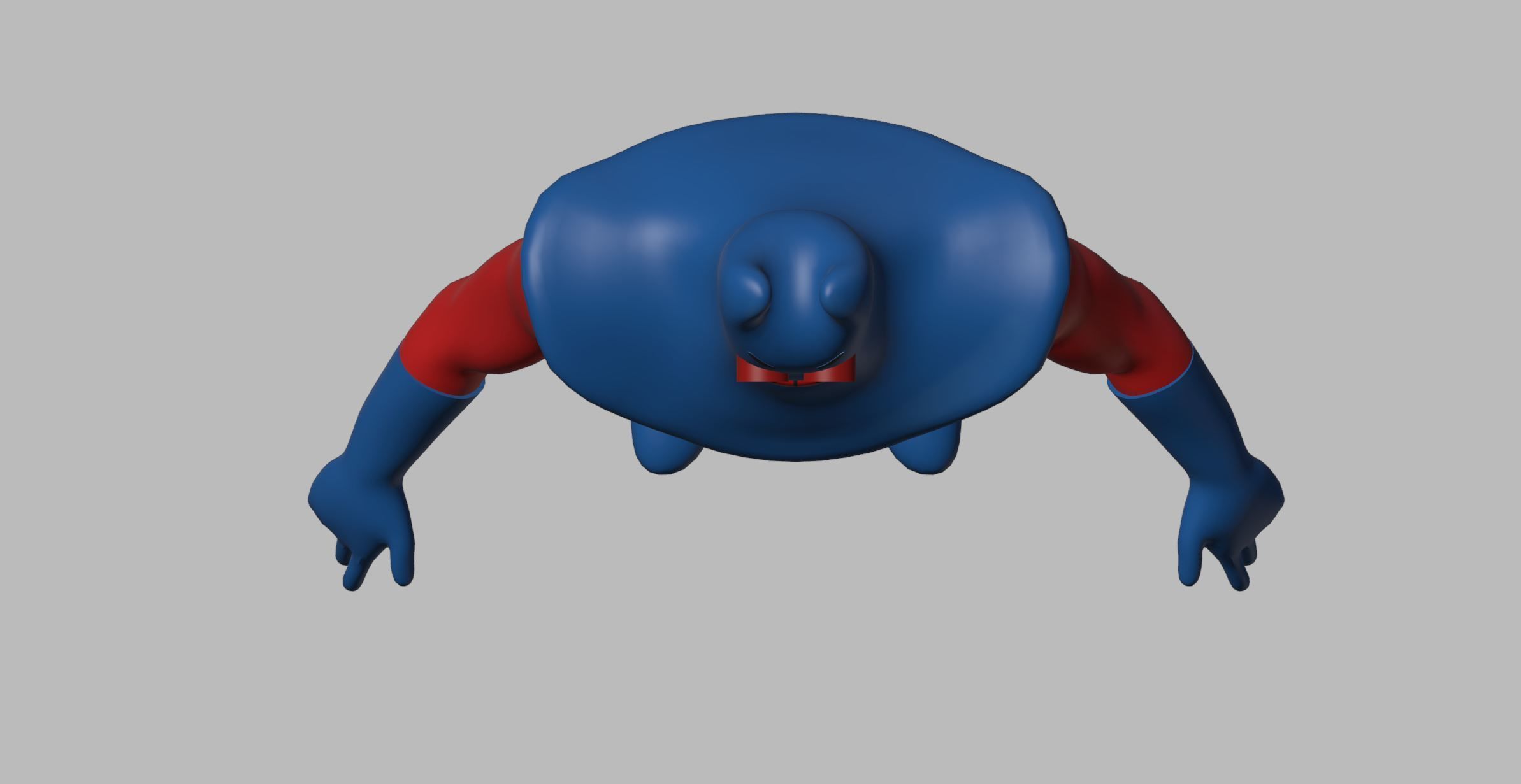 Man Ray 3D Model - Spongebob Squarepants 3D model rigged | CGTrader