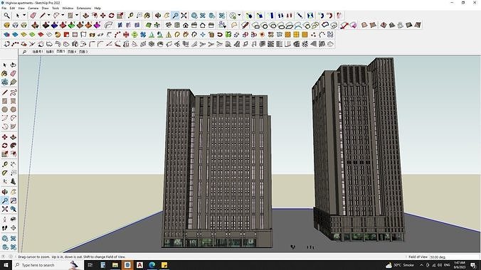 2 Apartment 3d sketchup models 3D model | CGTrader