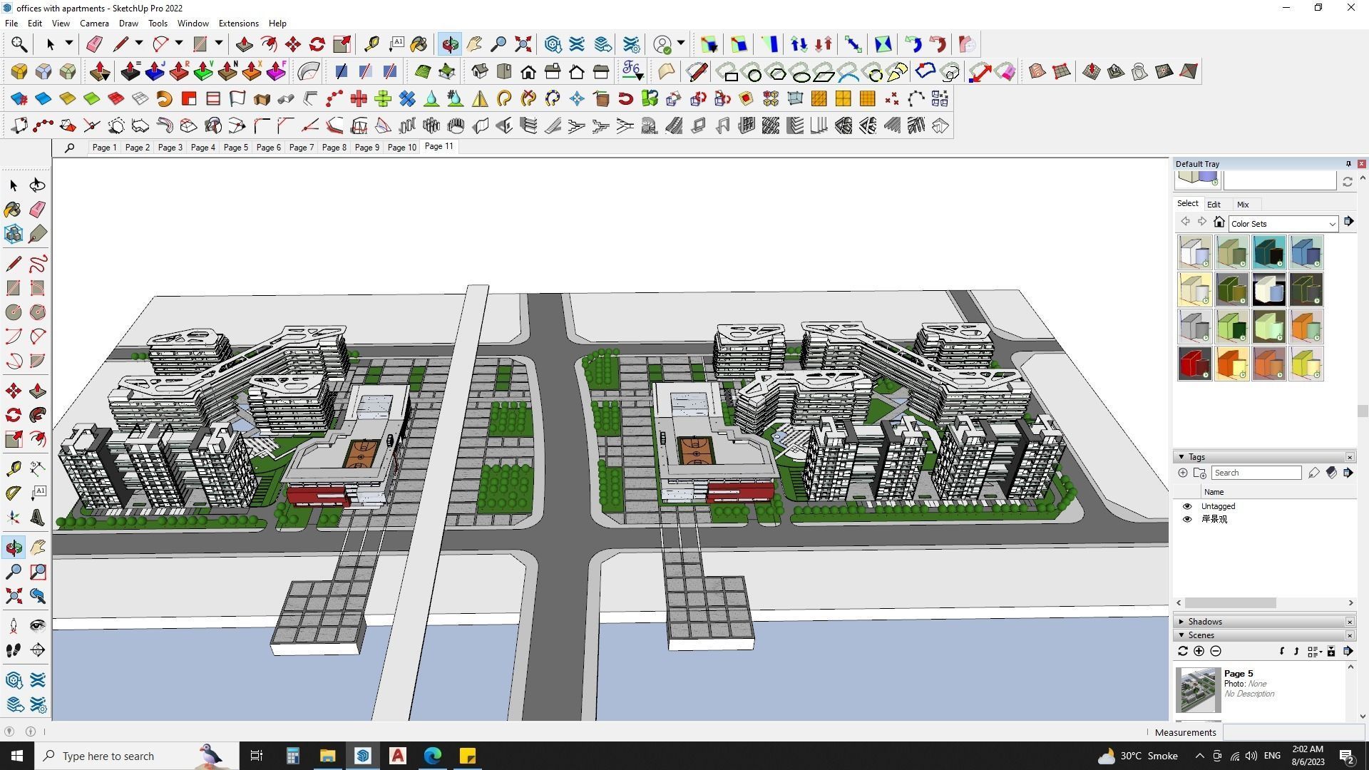 Architectural building sketchup model 3D model | CGTrader