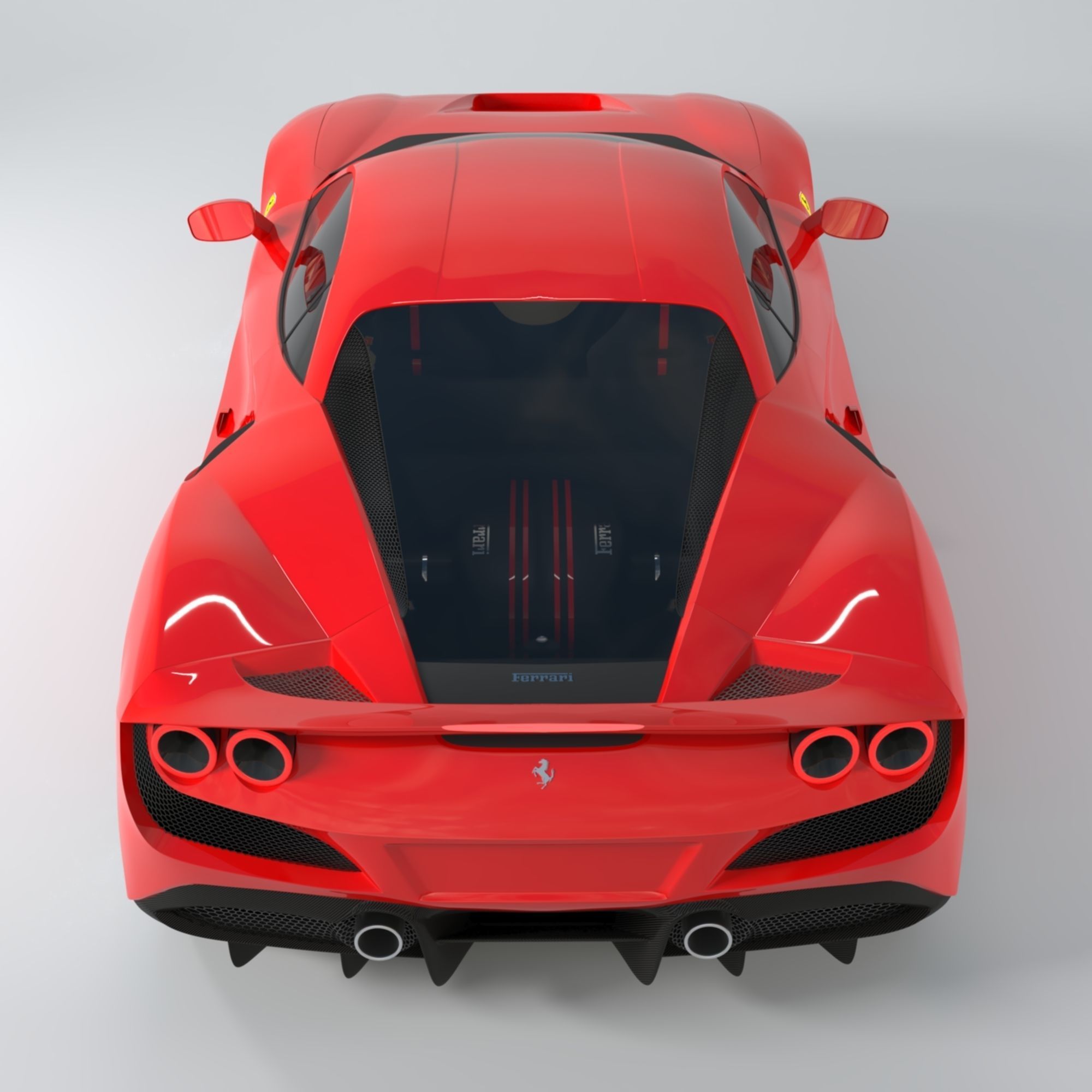 Ferrari F8 Tributo 2022 3D model | CGTrader