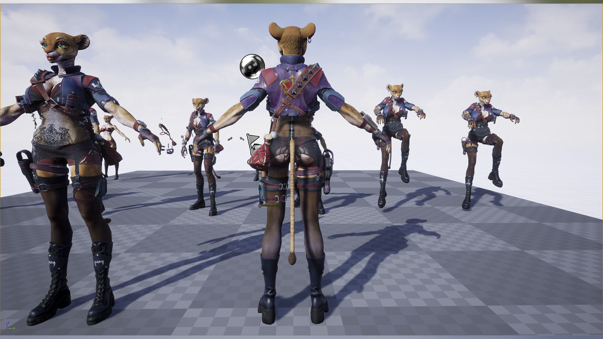 3D model Lioness girl VR / AR / low-poly | CGTrader