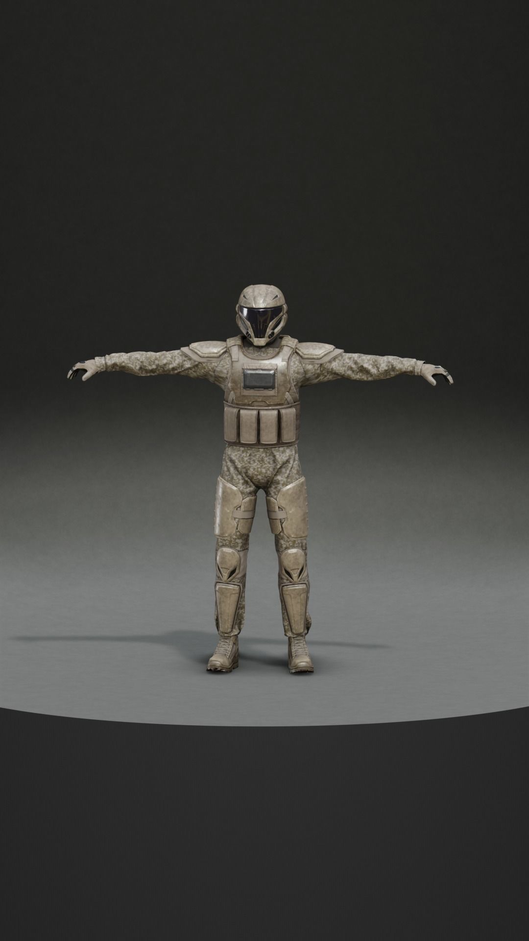 3D model Special Forces Military Soldier - UE4 Skeleton VR / AR / low ...