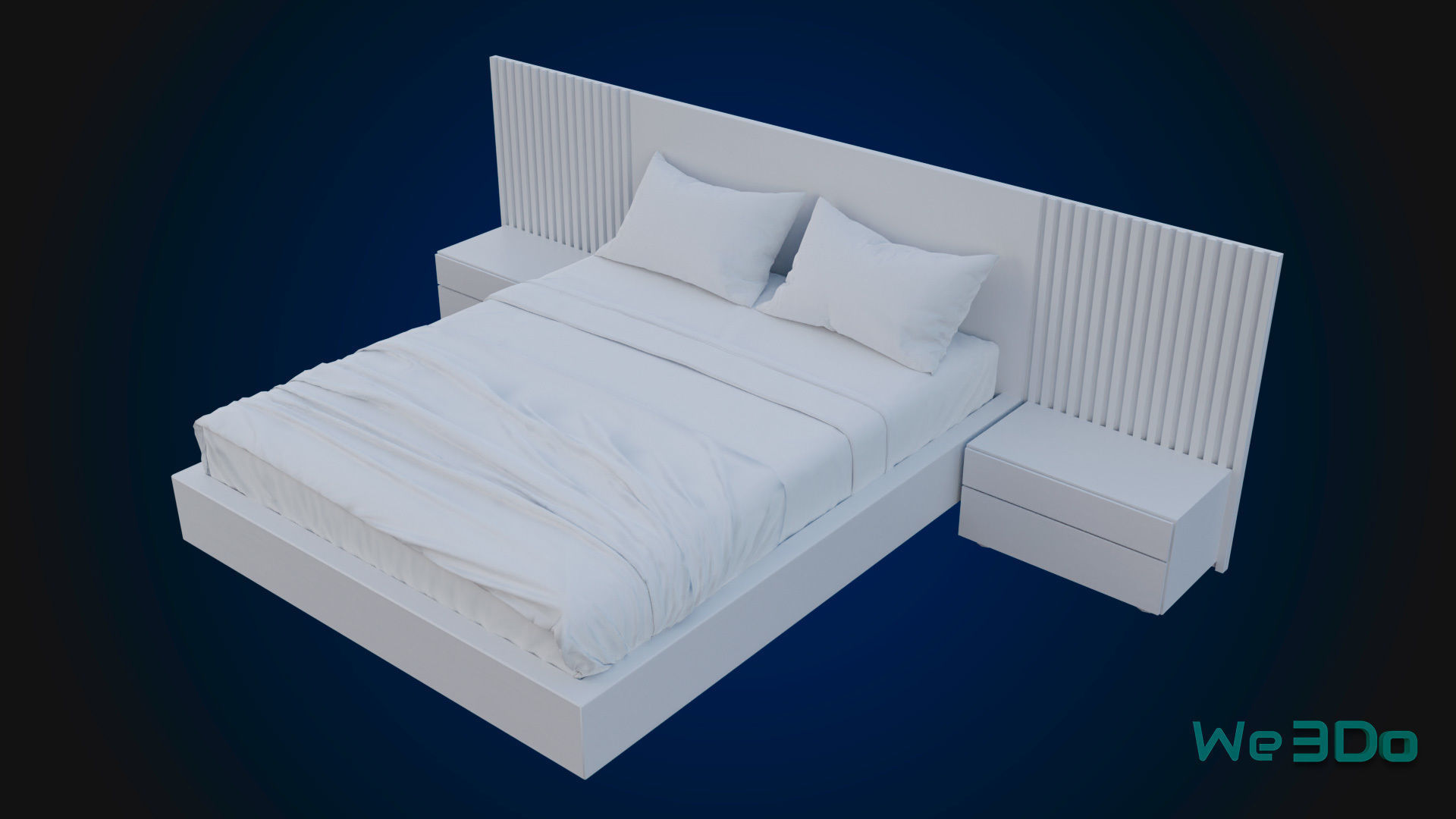 3D Model Collection Modern Beds Pack - Low Poly VR / AR / low-poly ...