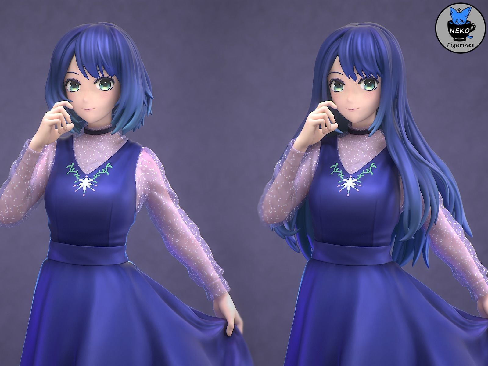 Akane Kurokawa - OSHI NO KO Anime Figurine STL 3DPrinting 3D model 3D ...