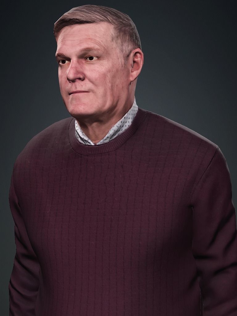 Rigged Blender Man-A 3D Model 3D model animated rigged | CGTrader