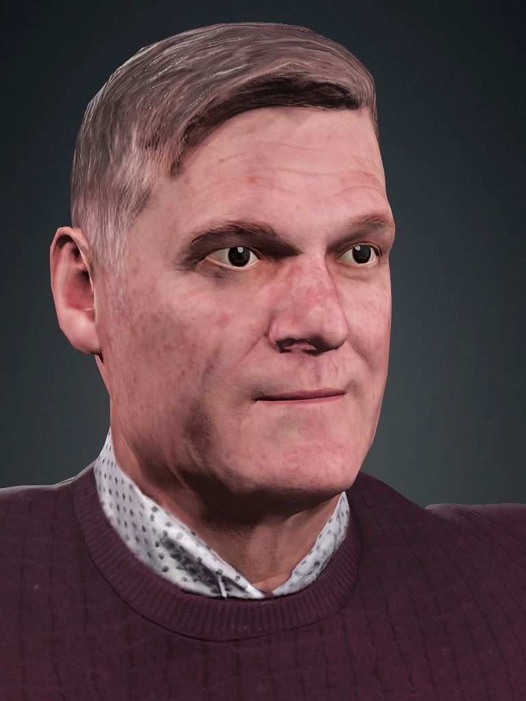 Rigged Blender Man-A 3D Model 3D model animated rigged | CGTrader