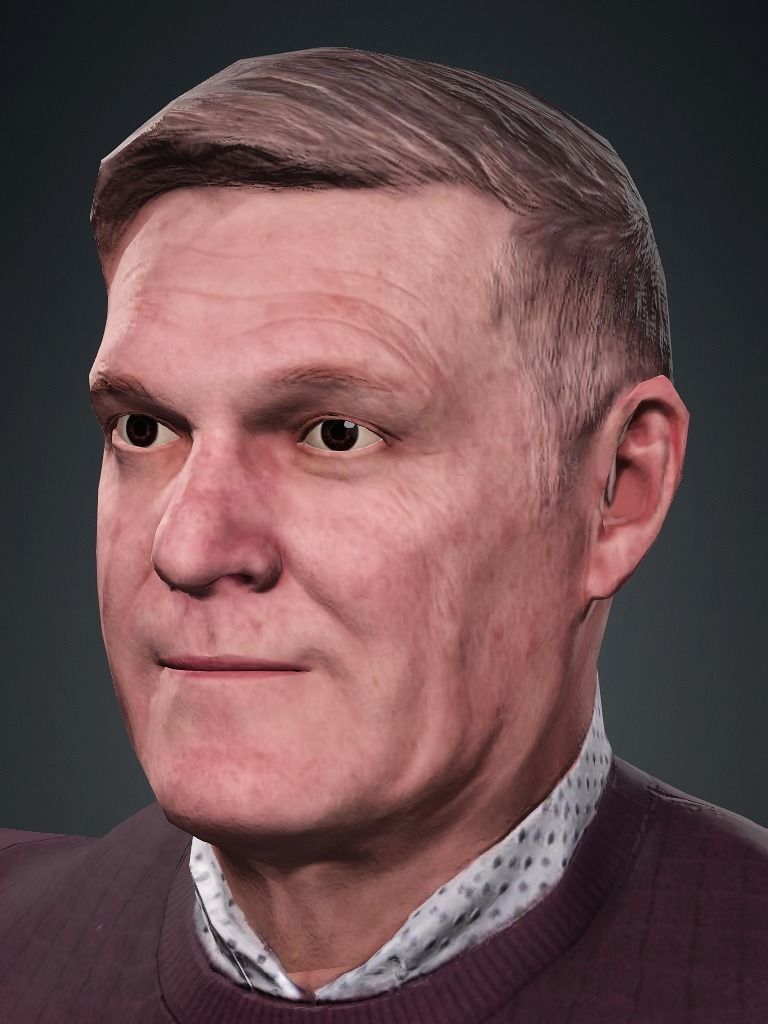 Rigged Blender Man-A 3D Model 3D model animated rigged | CGTrader