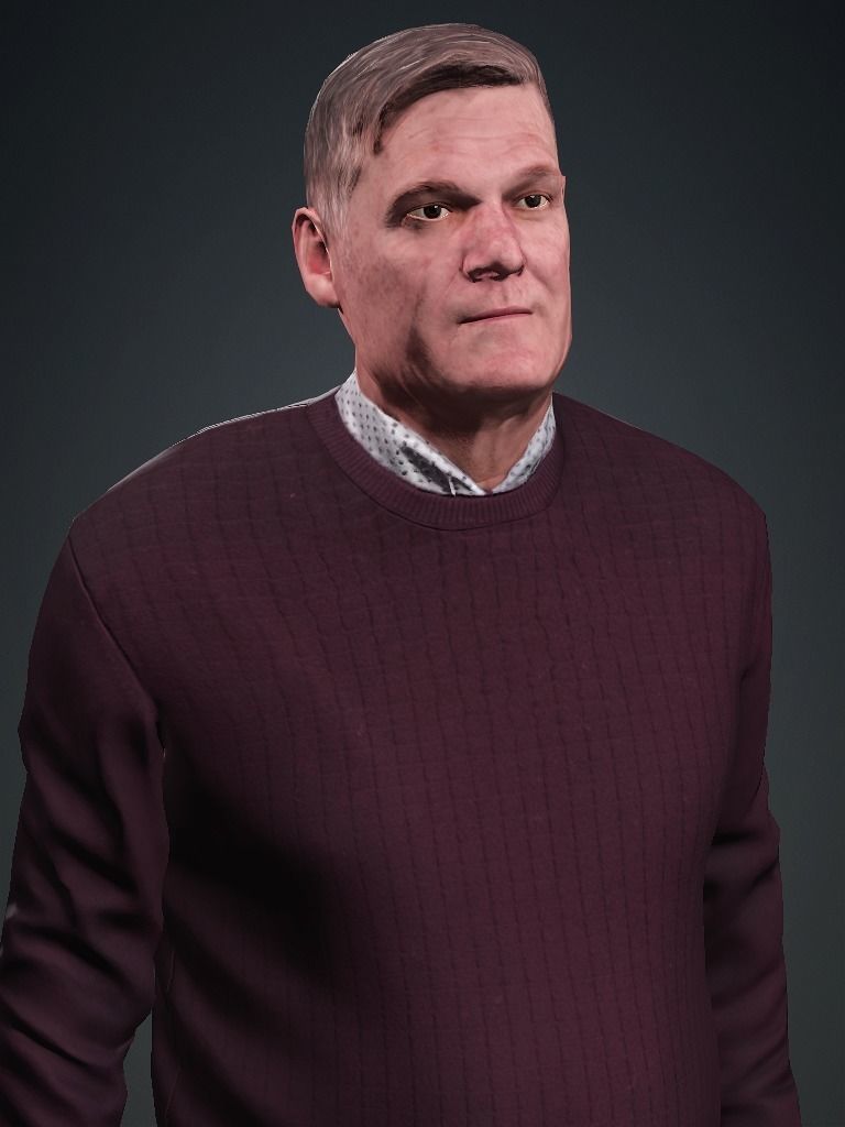 Rigged Blender Man-A 3D Model 3D model animated rigged | CGTrader