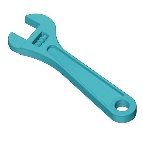 Plastic Wrench Toy 3D model | CGTrader