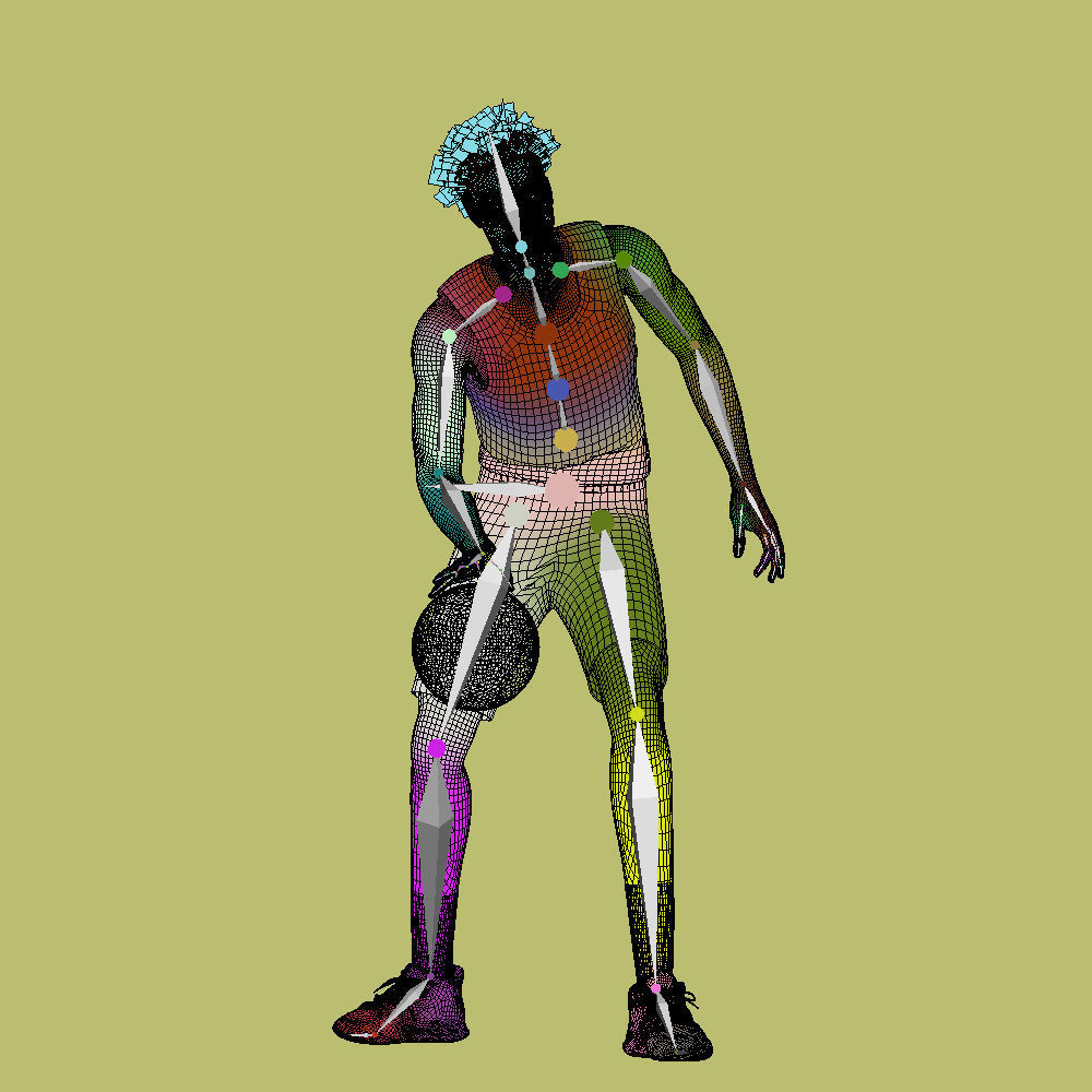 3D rigged Scottie Barnes Toronto Raptors NBA 3D model animated rigged ...